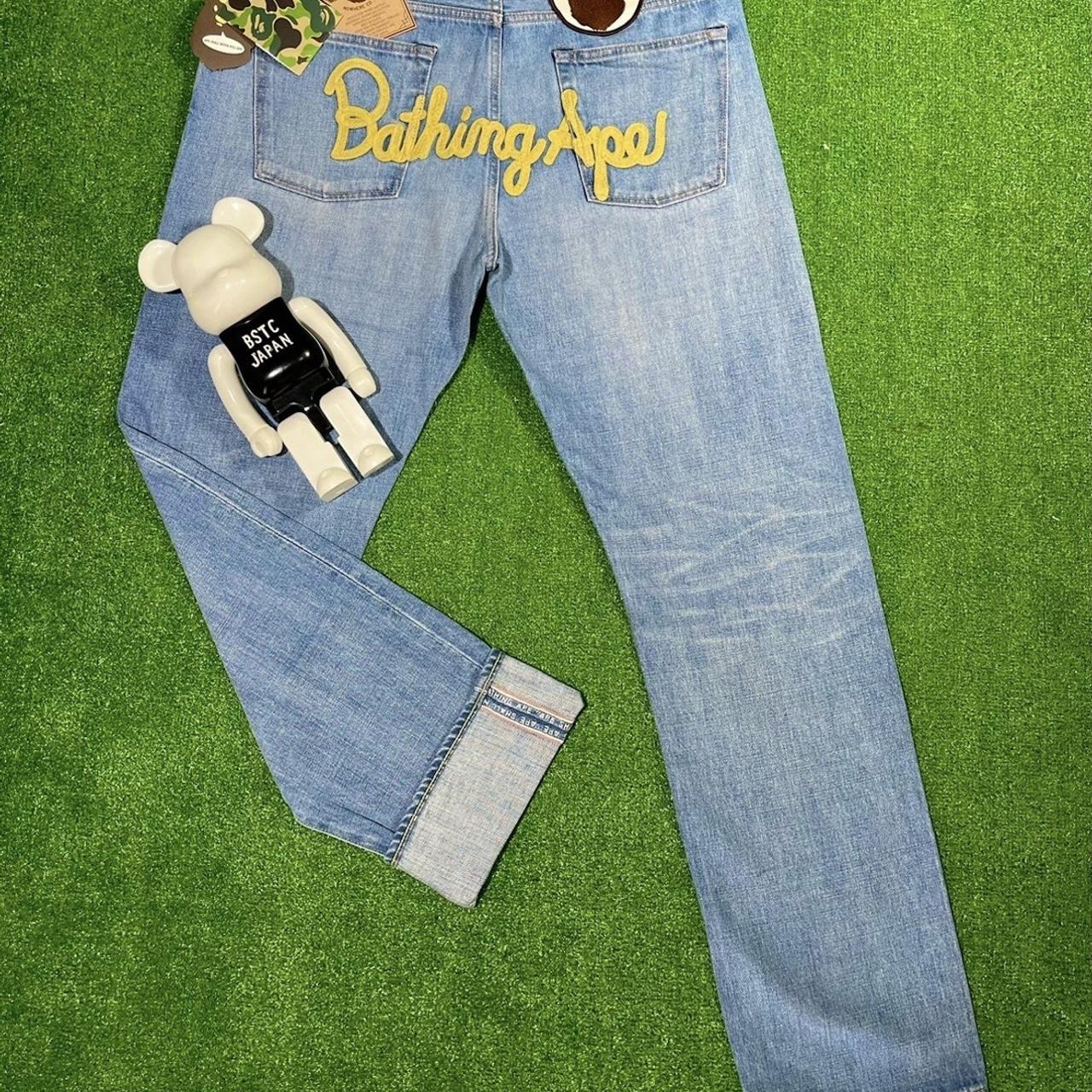 Bape Jeans Size XL Selvedge denim - Depop