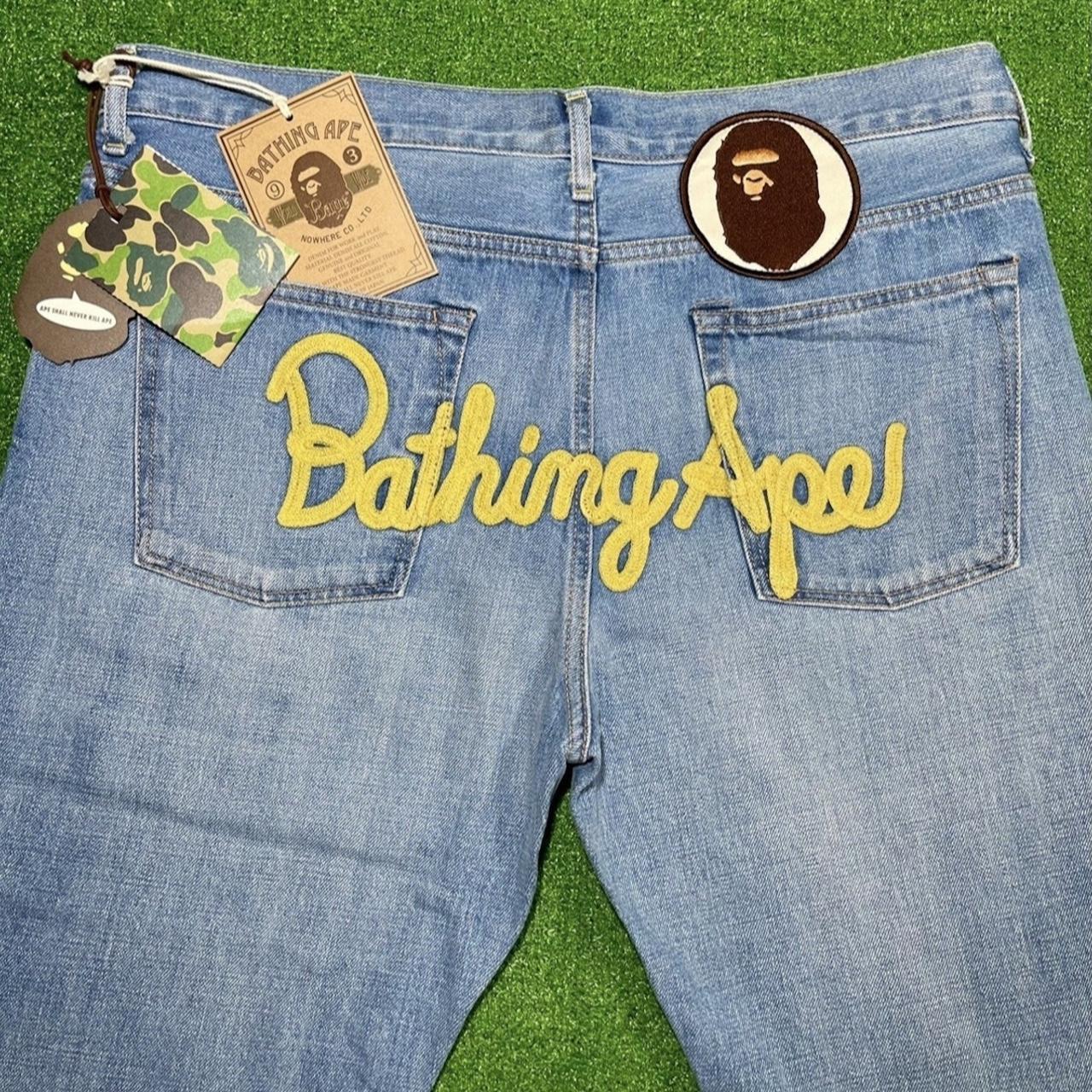 Bape Jeans Size XL Selvedge denim - Depop