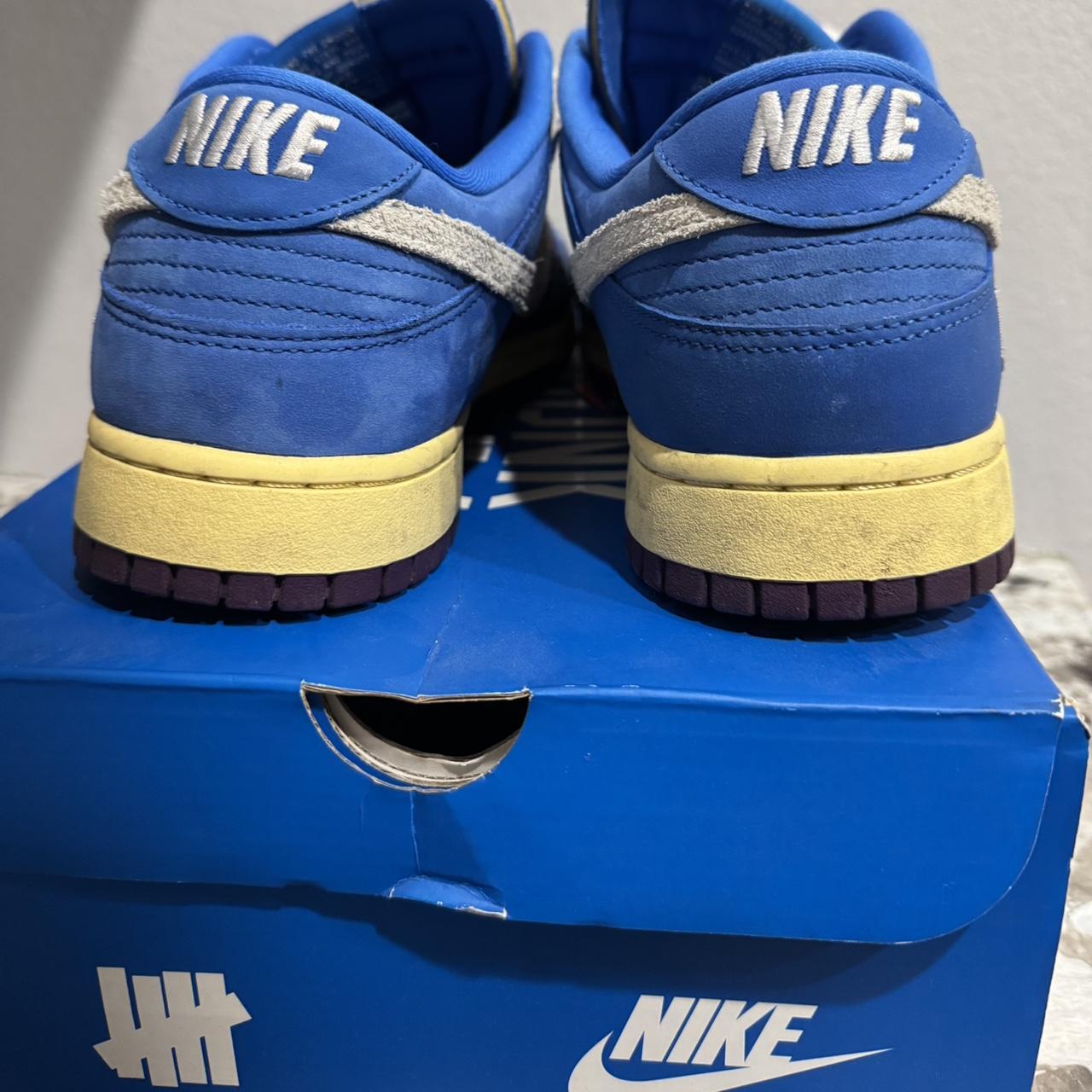 Undefeated Nike Dunk. Size 12. Worn a few times good... | Depop