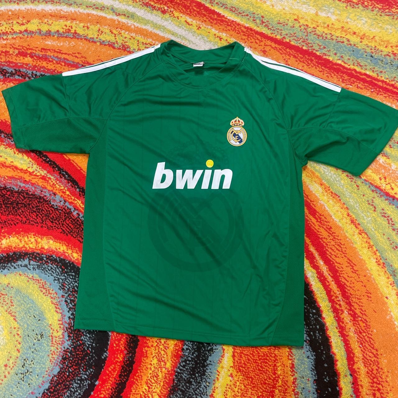 Green Real Madrid Club de Fútbol MCF soccer jersey... - Depop