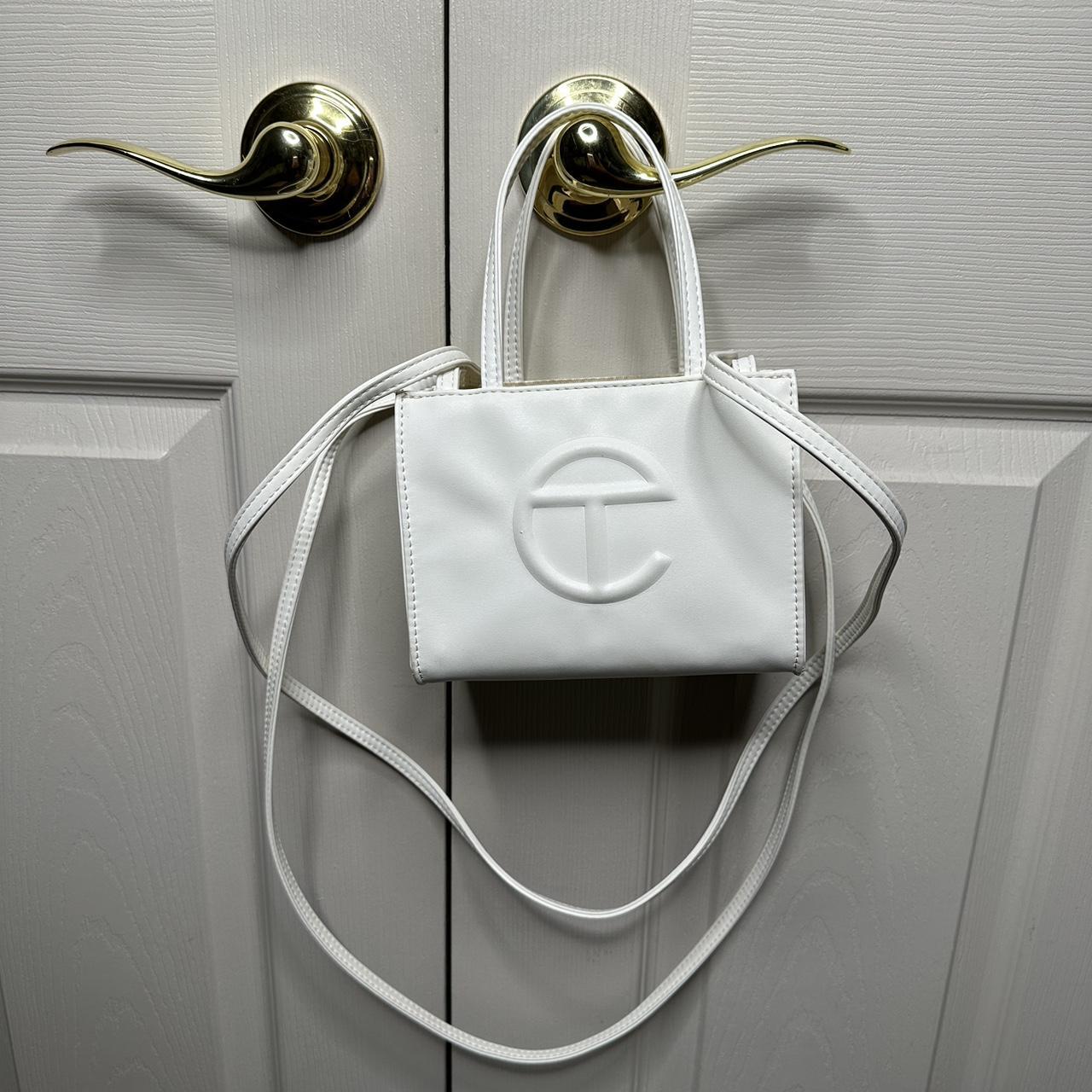 Telfar Small White Shopper Retail: $150 | Comes... - Depop