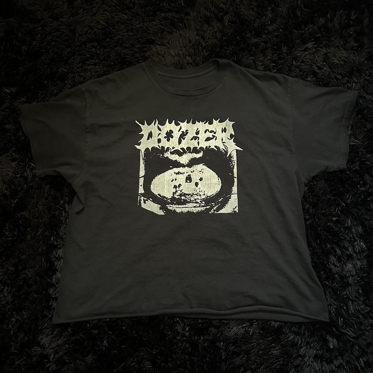 dozer shirt size L cropped right where the hem was... - Depop