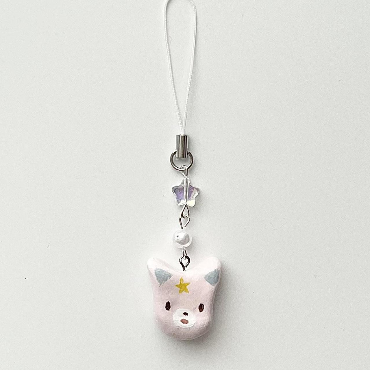 cute clay star phone charm! msg with any questions... - Depop