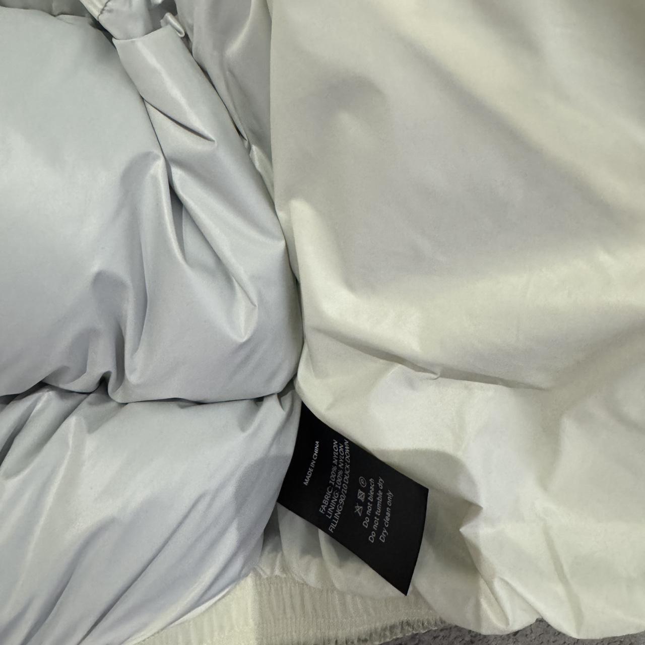 Cole Buxton see through translucent puffer jacket in... - Depop