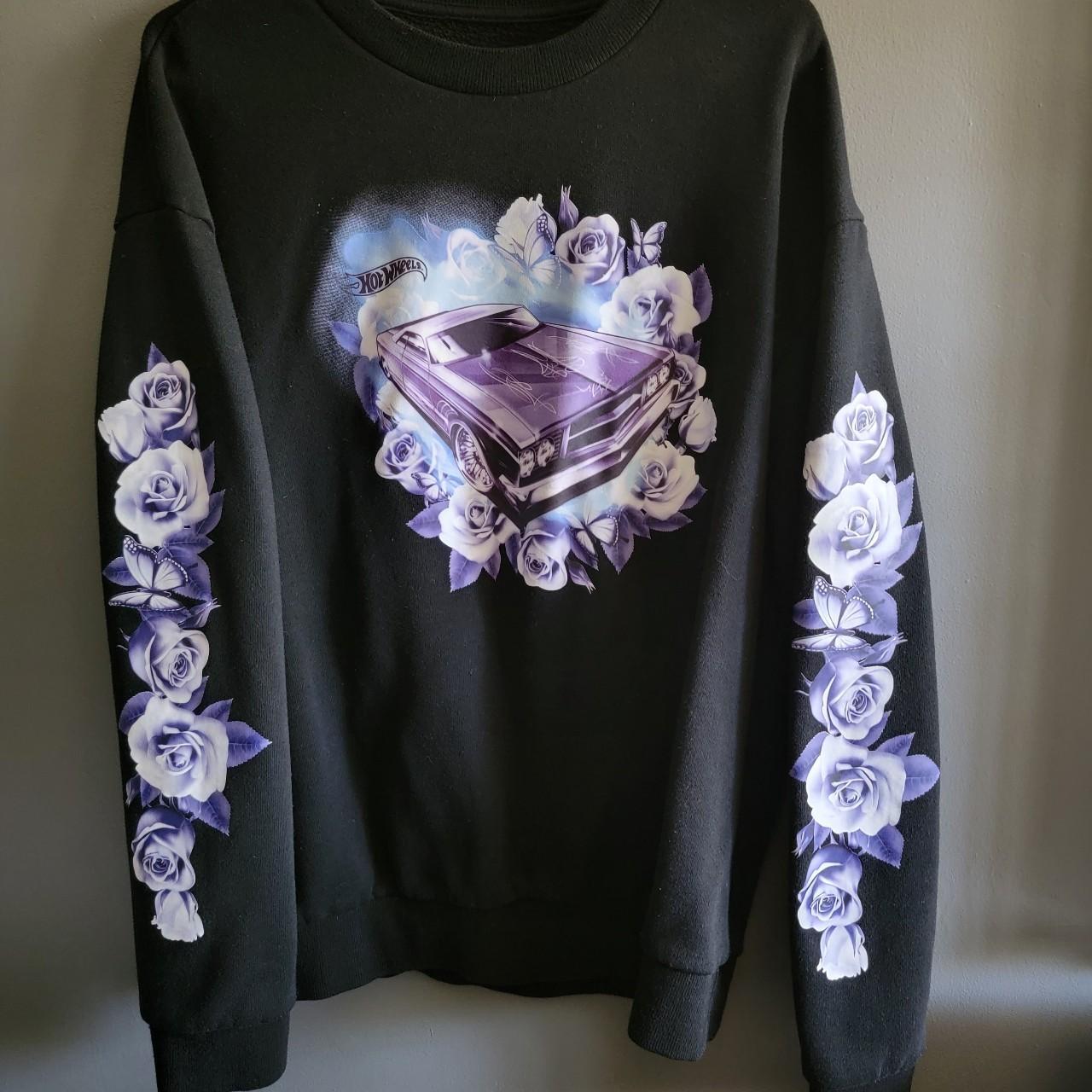 Hot Wheels Lowrider Roses Sweater Medium - Depop