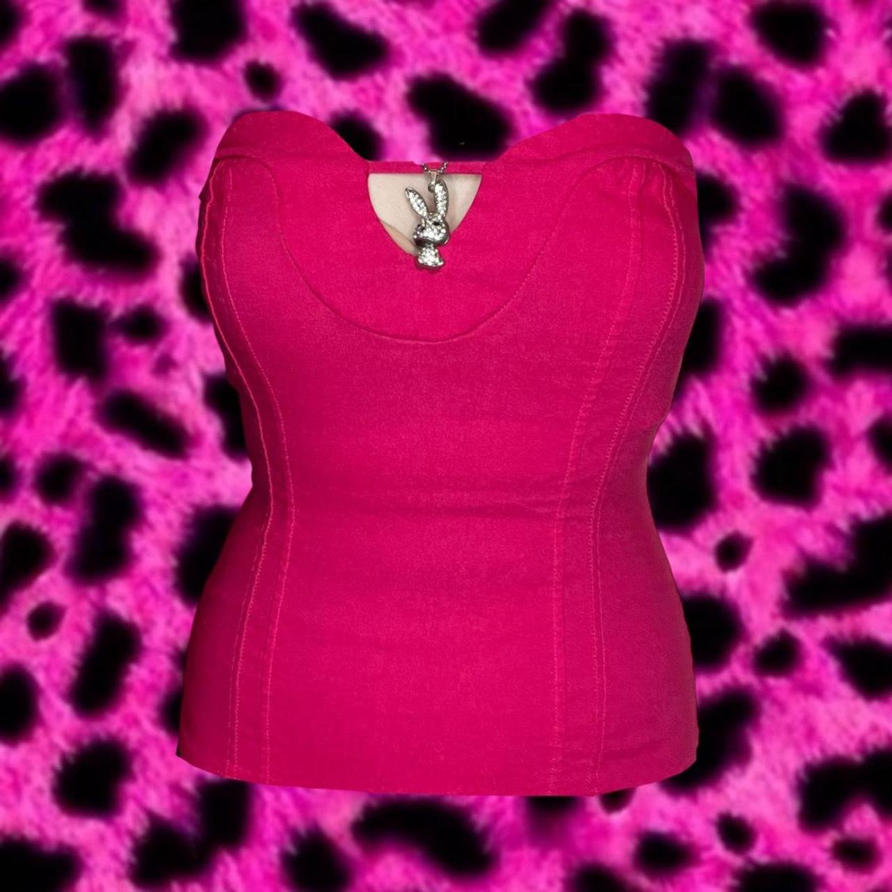pink tube top feel free 2 send offers!! i am just... - Depop