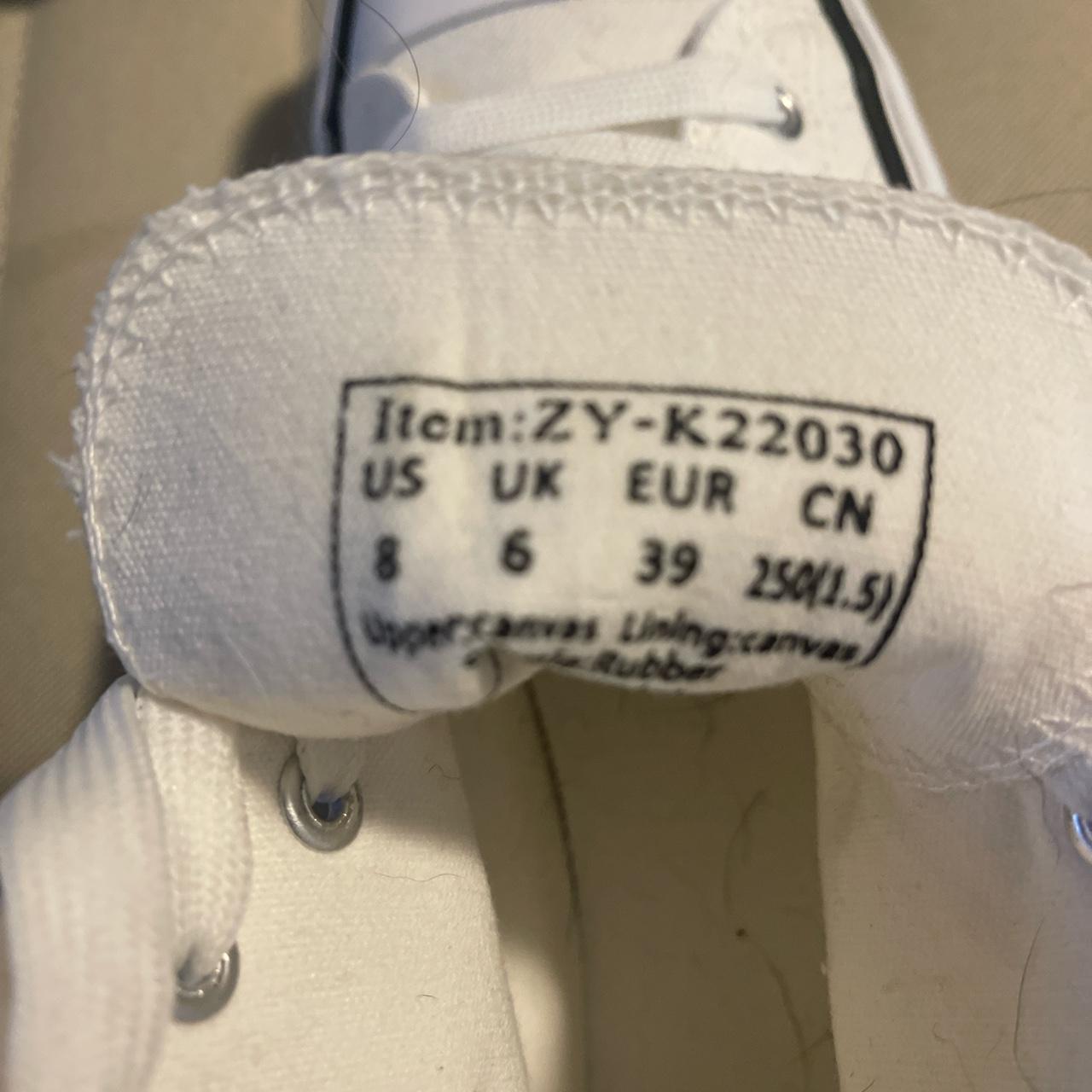 Amazon style converse platform shoes Only worn once... - Depop