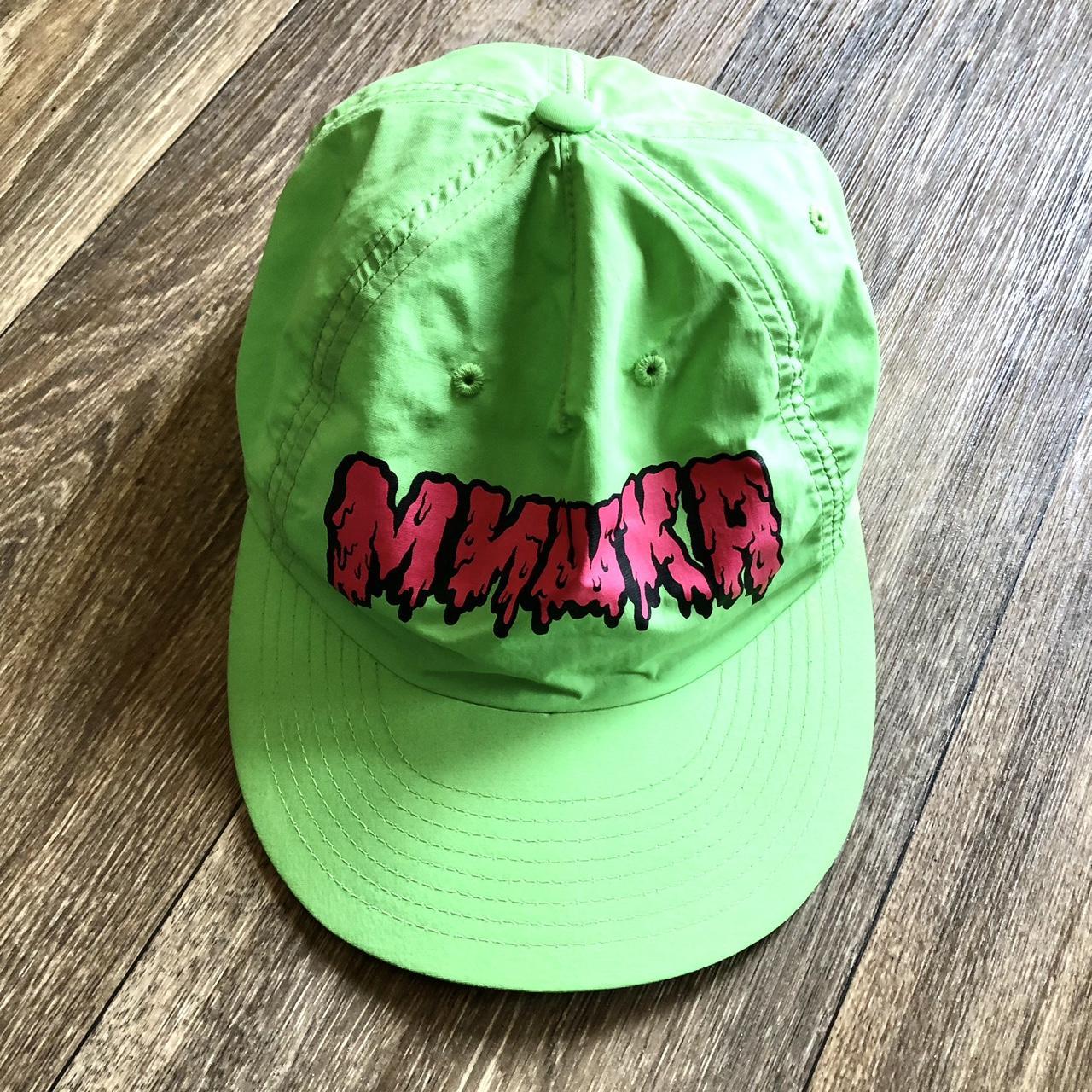 Mishka NYC/Mnwka green nylon hat. #mishka #mnwka - Depop