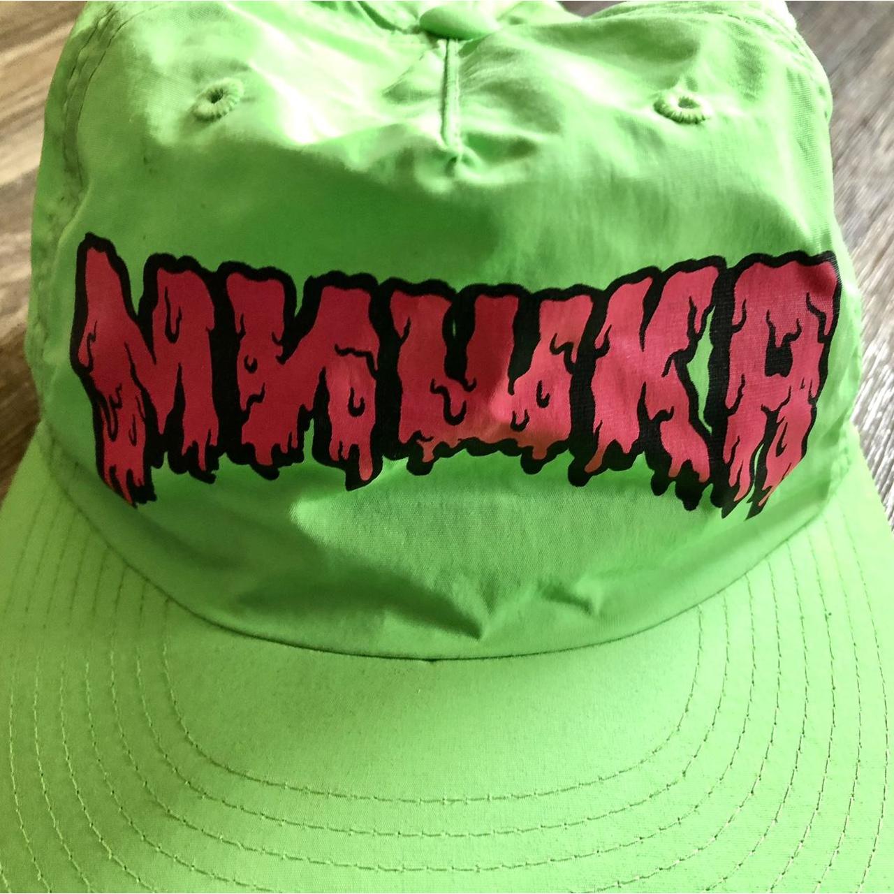 Mishka NYC/Mnwka green nylon hat. #mishka #mnwka - Depop