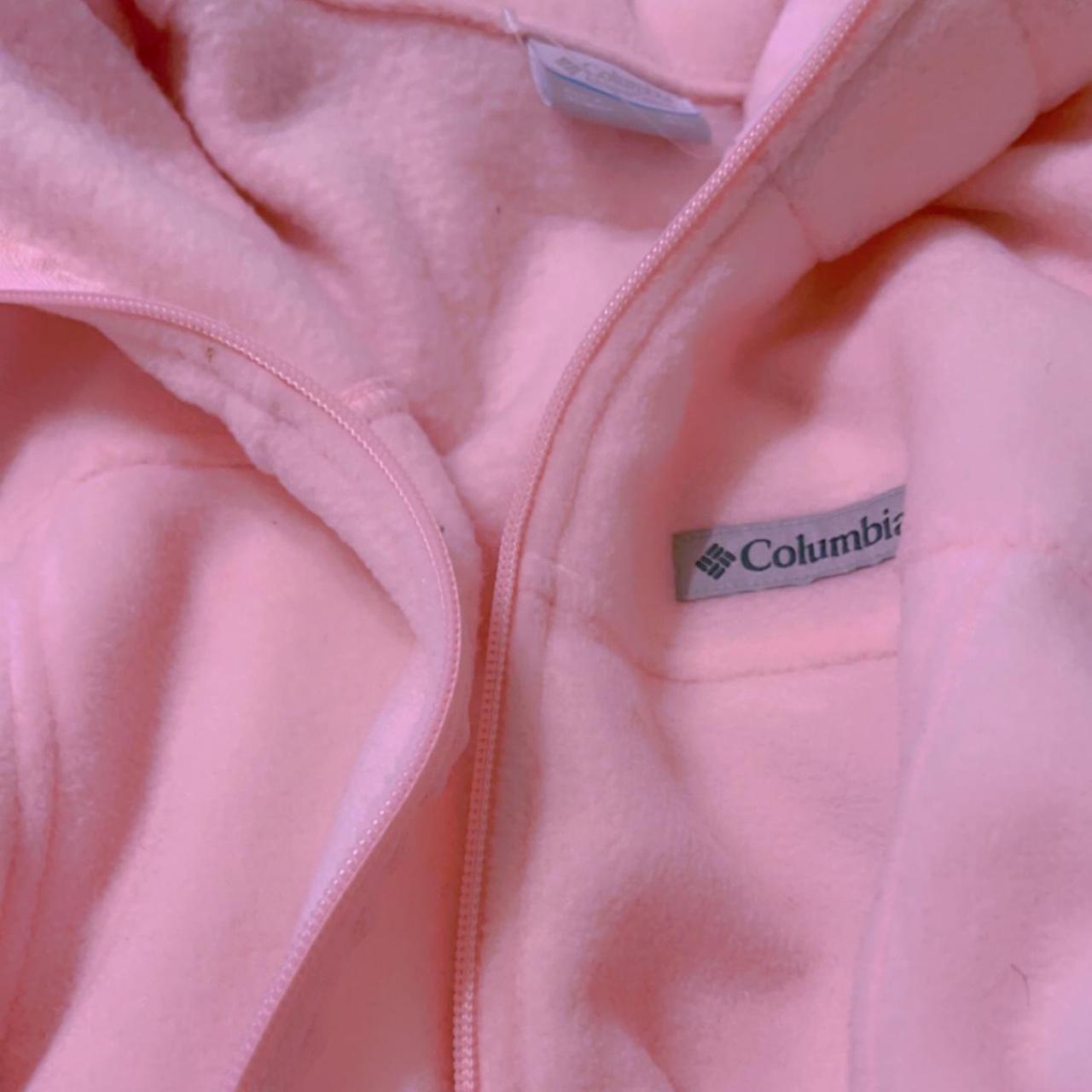 Pink columbia jacket (color is more like first in... - Depop