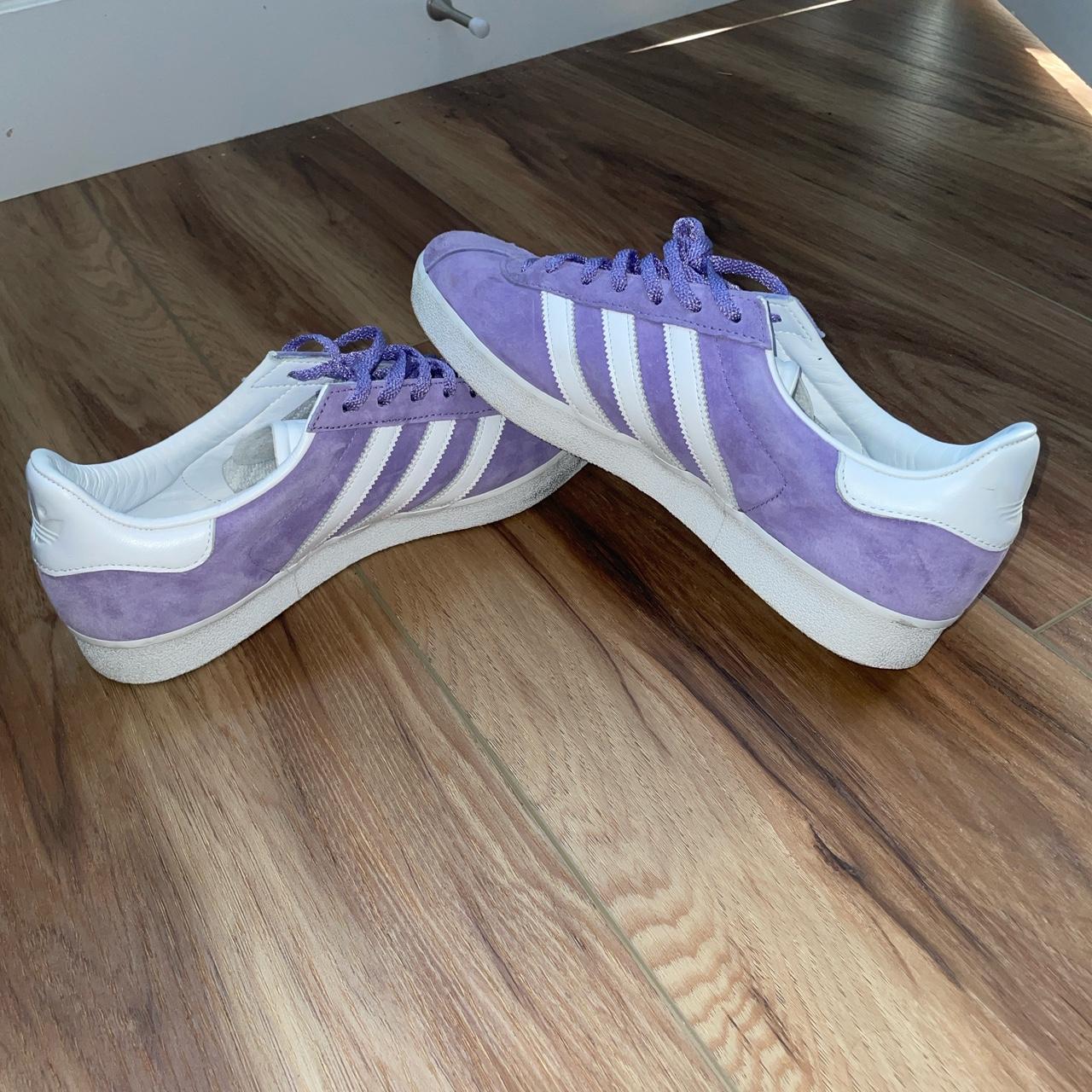 Adidas lavender gazelles #adidas - Depop