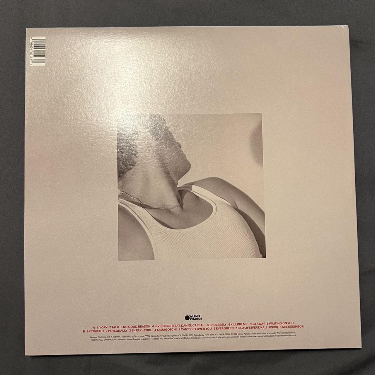 Omar Apollo Ivory Vinyl Red Disc - Depop