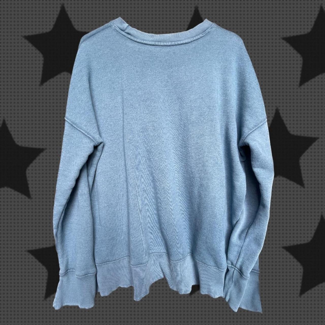 Super cute blue crewneck. Could easily fit into any... - Depop