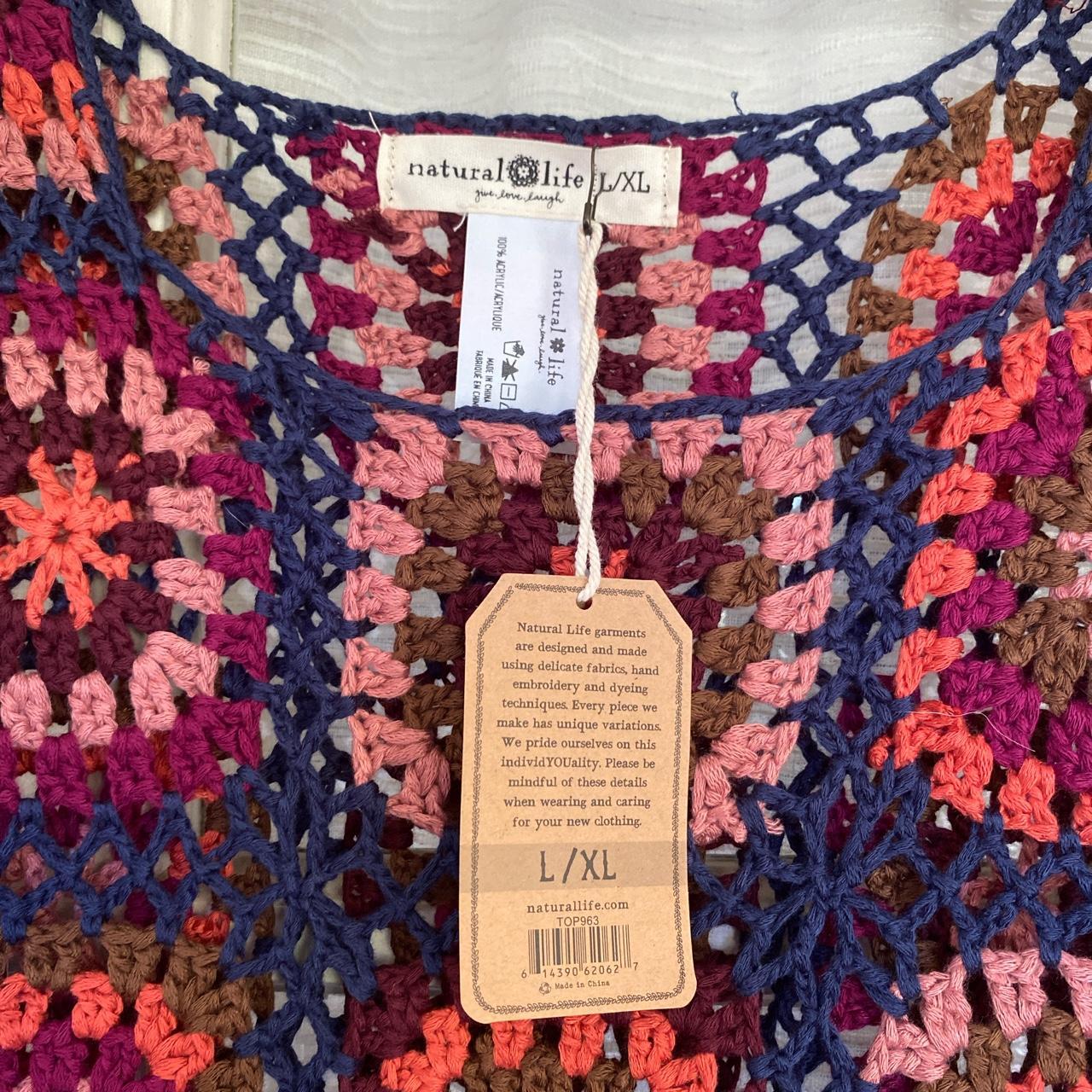 Natural life crochet top! Brand new with tags!!!... - Depop