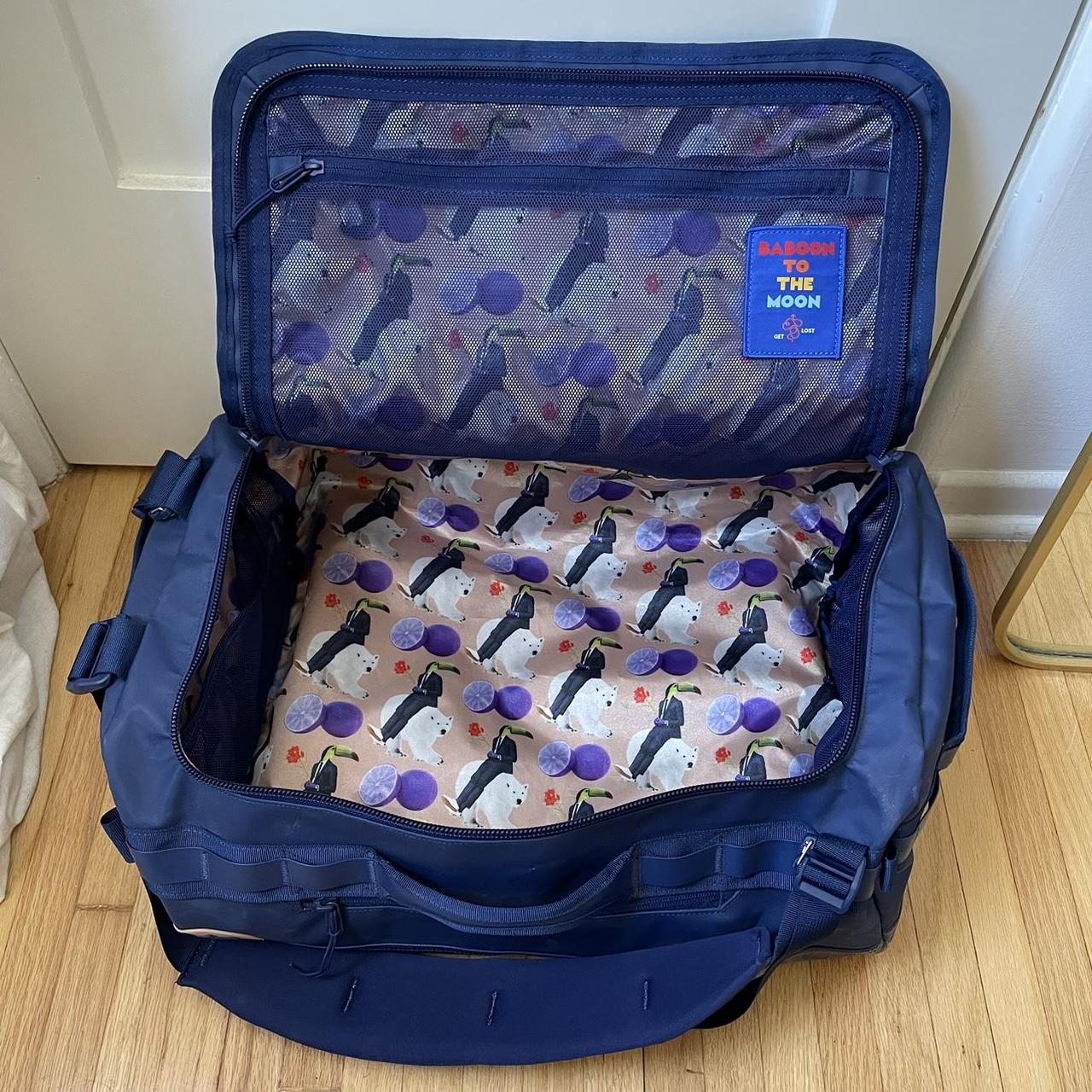 Navy blue go-bag from Baboon to the Moon, with... - Depop