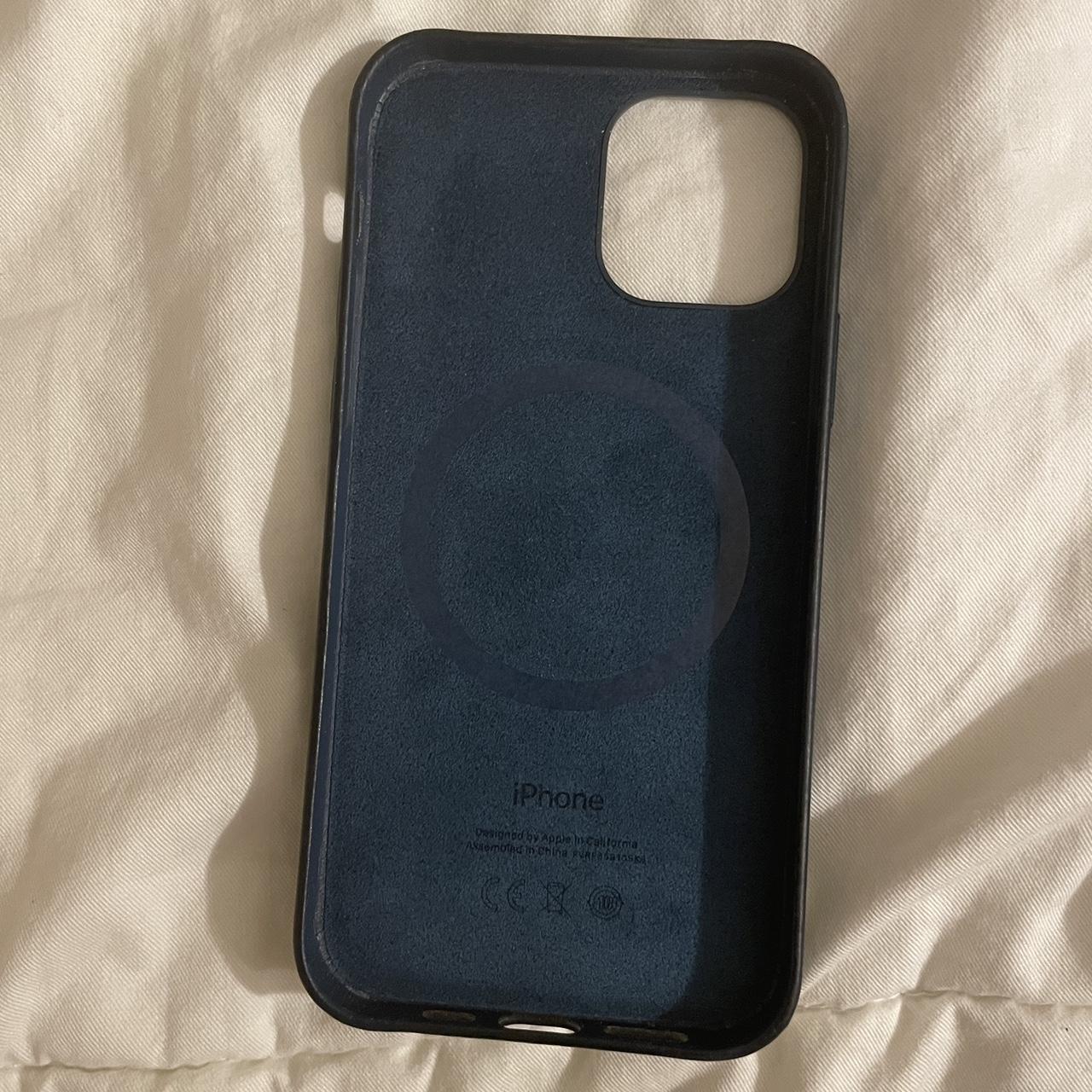 12/12 pro MagSafe pacific blue leather... - Depop