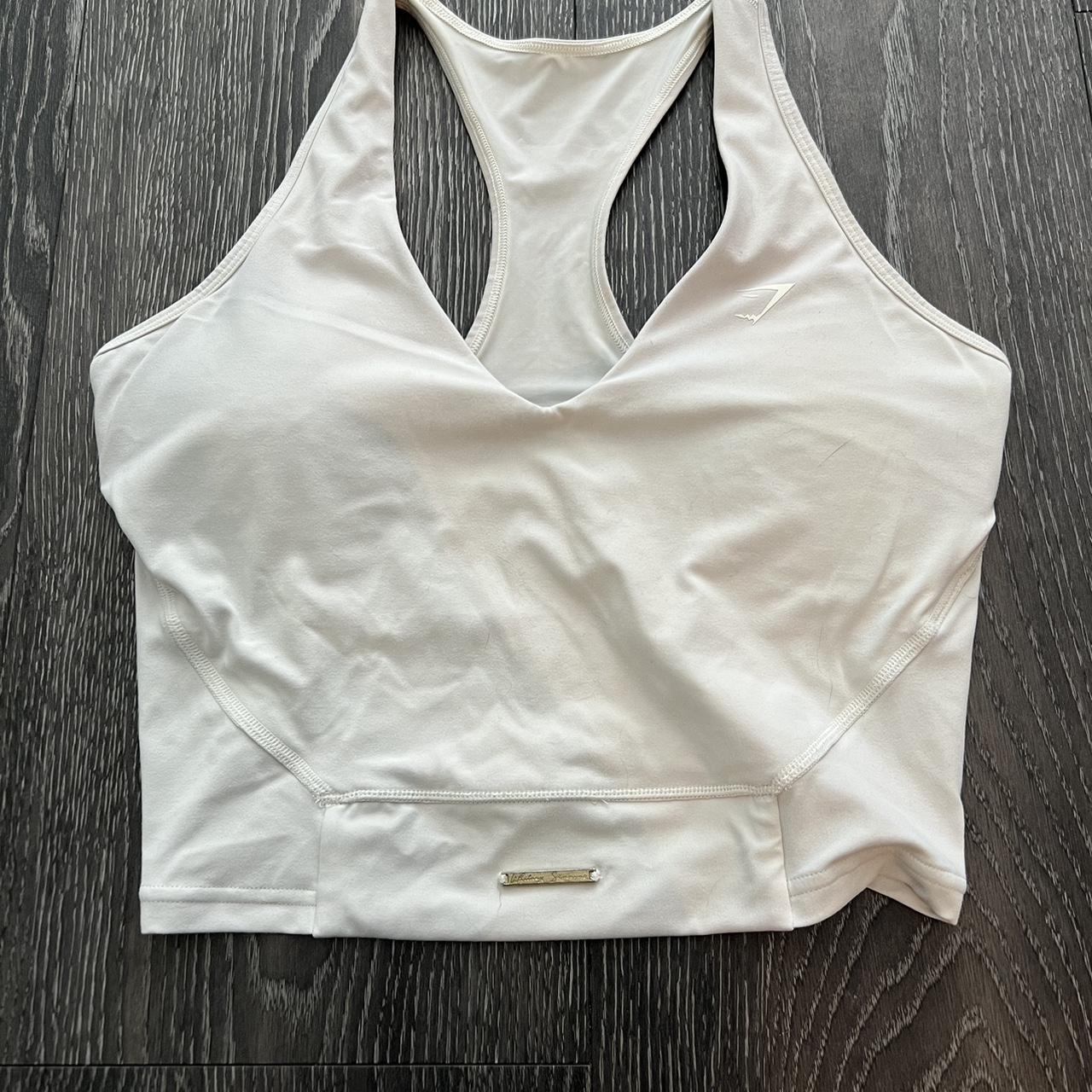 Whitney Simmons/Gymshark tank Stain and loose... - Depop