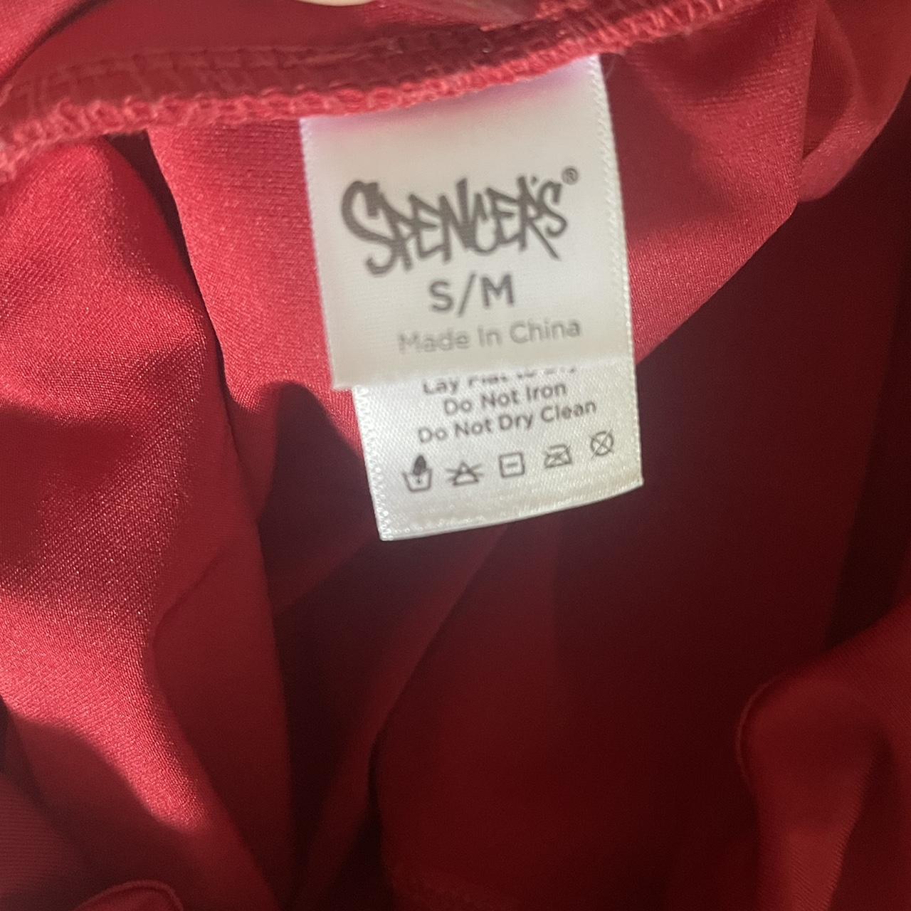 Y2K pleated mall goth Spencer’s red mini skirt... - Depop