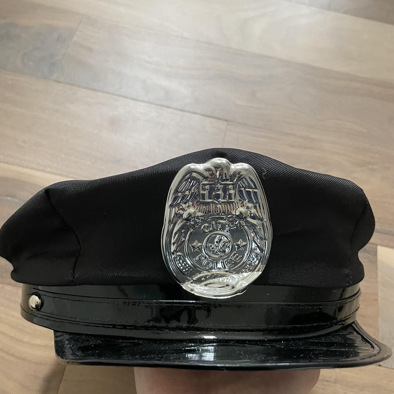 COSTUME POLICE COP HAT GREAT FOR HALLOWEEN AND SUPER... - Depop