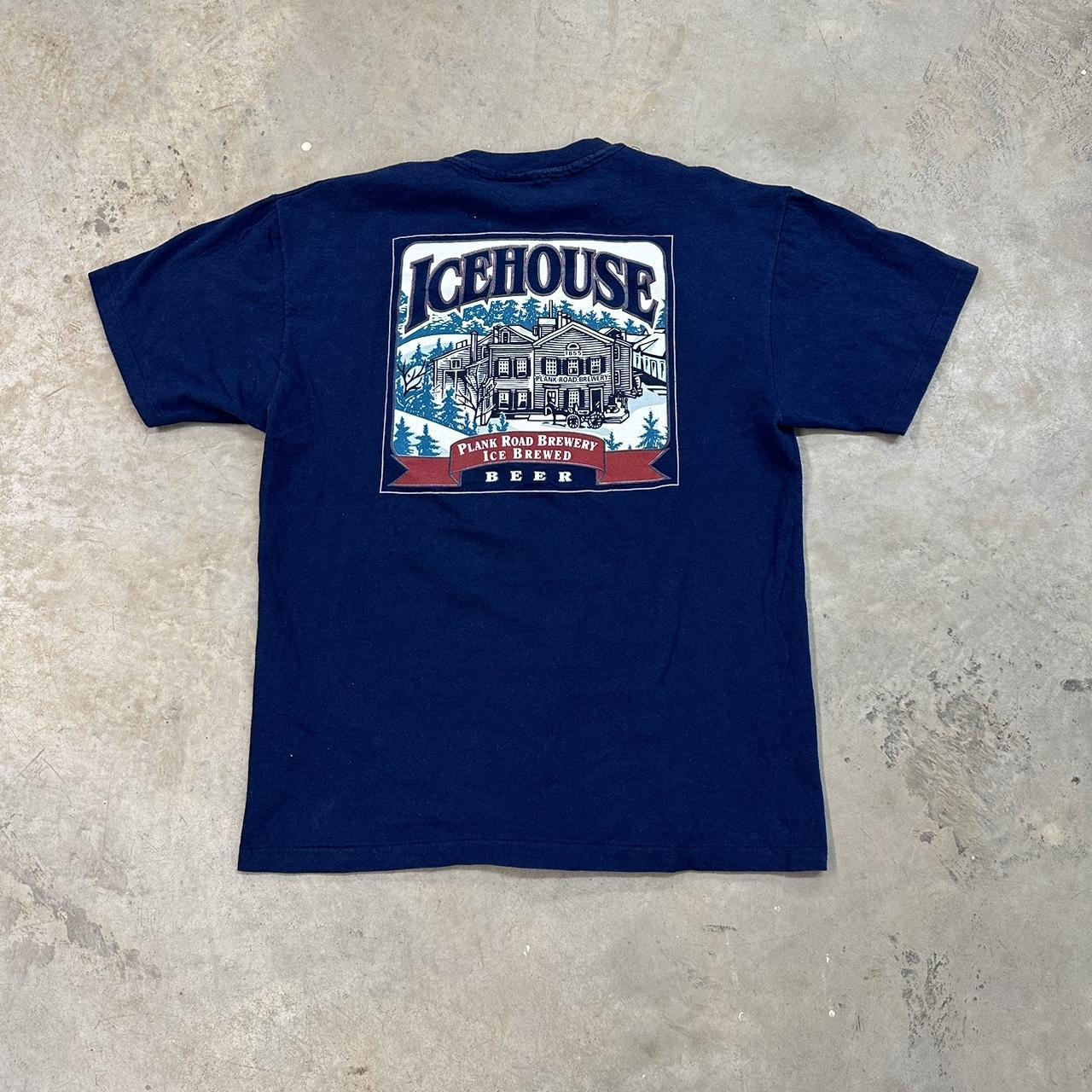 Vintage 90s single stitch icehouse beer T-Shirt... - Depop