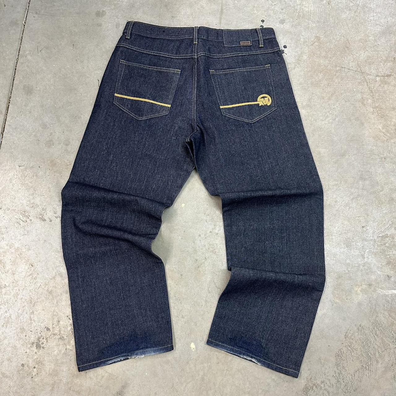 Vintage Y2K Mecca Wide Leg Skate Pants Denim Jeans... - Depop