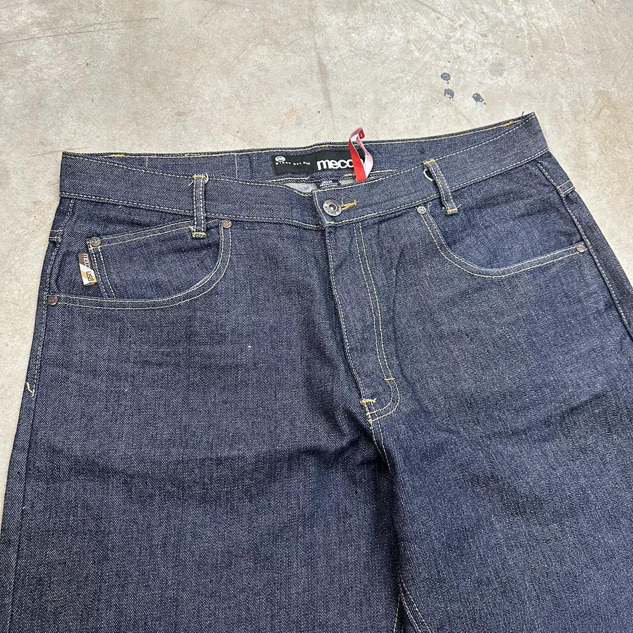 Vintage Y2K Mecca Wide Leg Skate Pants Denim Jeans... - Depop