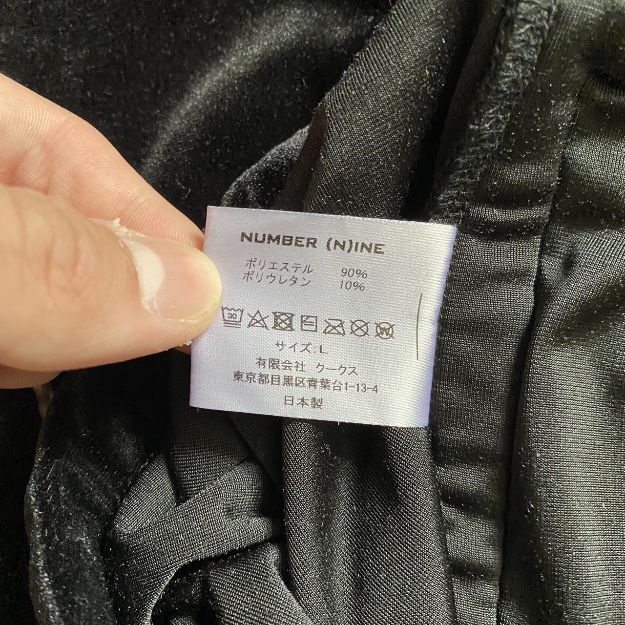 Number (N)ine Men's Black and White Joggers-tracksuits | Depop