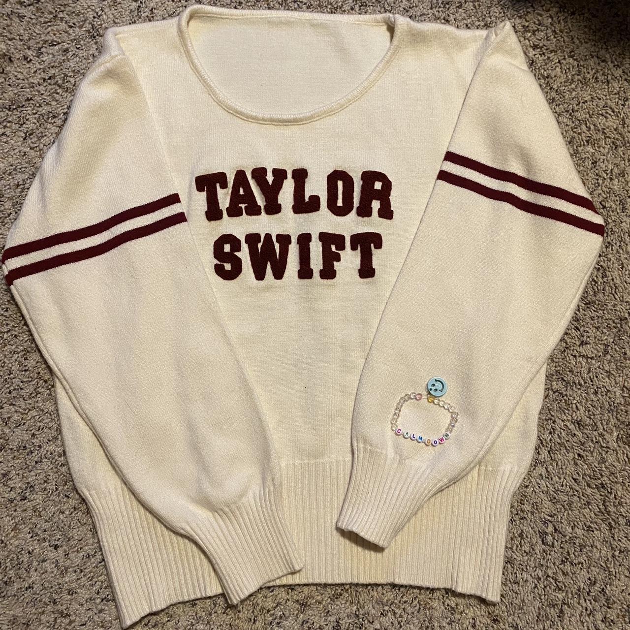 Medium Taylor Swift RED era women’s sweater. Never... - Depop