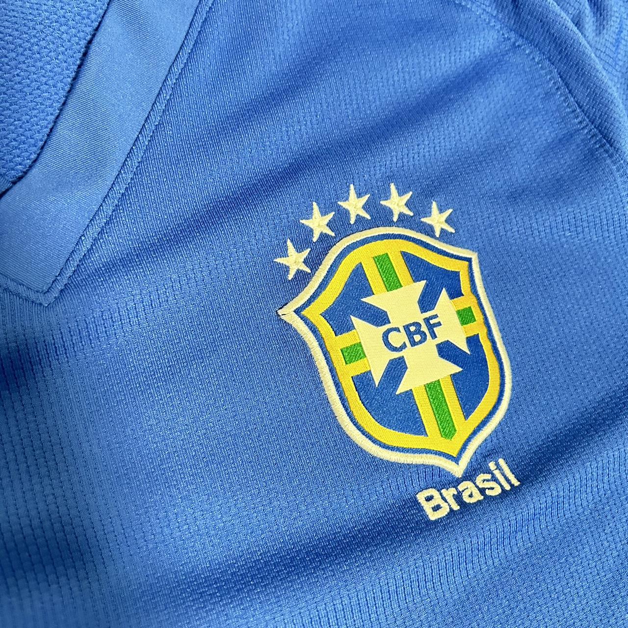 Blue brasil team jersey size M open to offers. - Depop