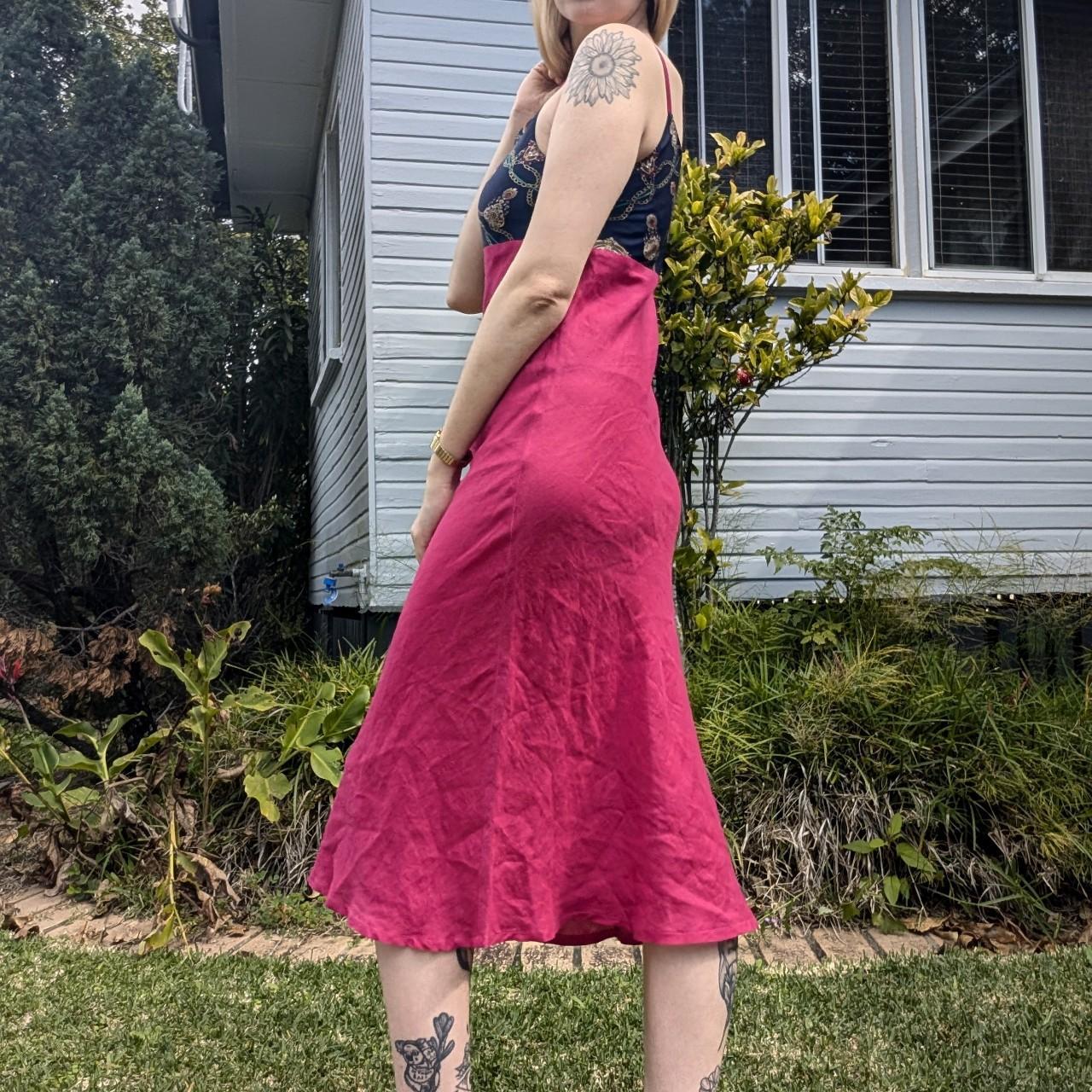 VINTAGE 90's J.CLARK LONDON DRESS [100% LINEN]. Size... - Depop