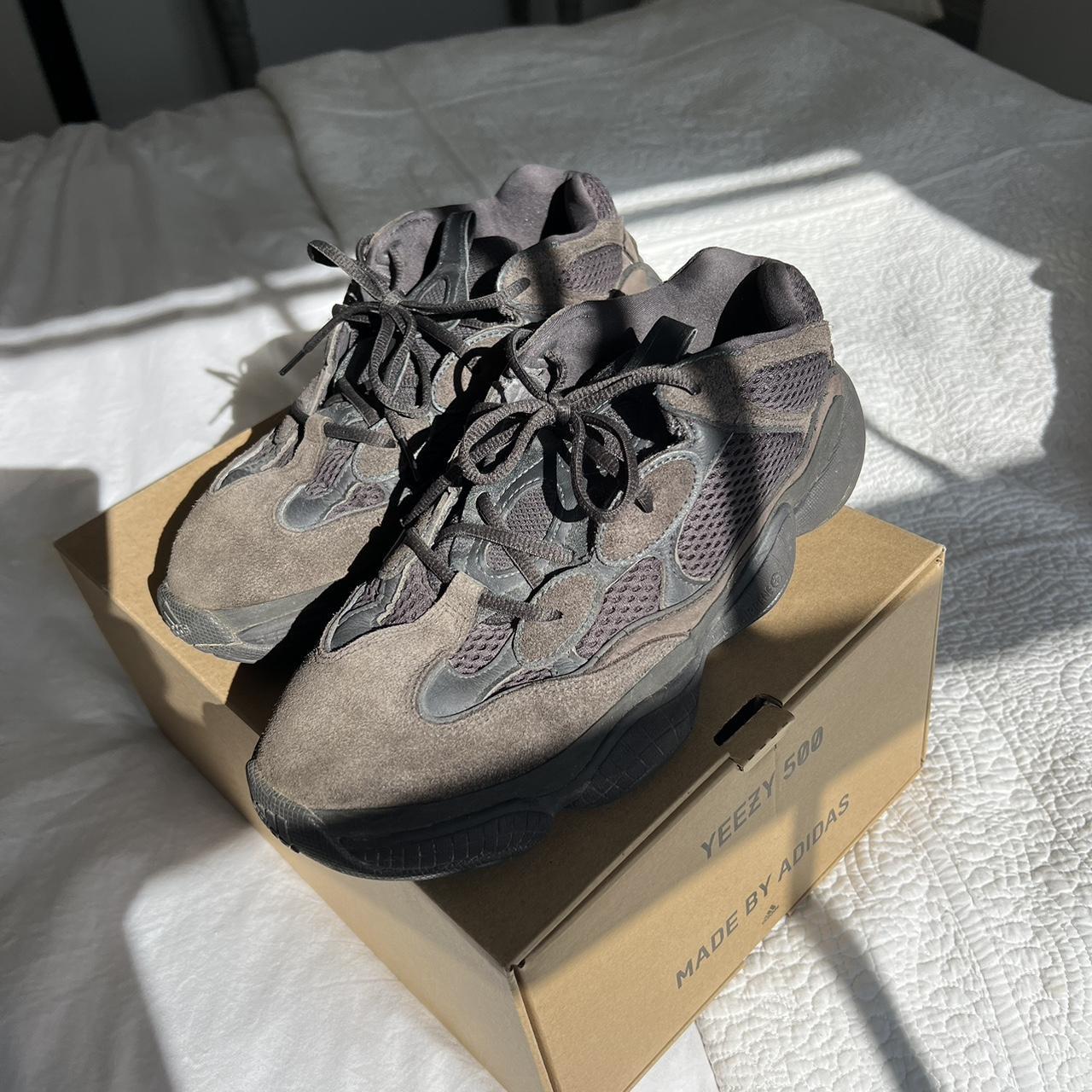 Adidas yeezy 500 granite used good condition #yeezy... - Depop