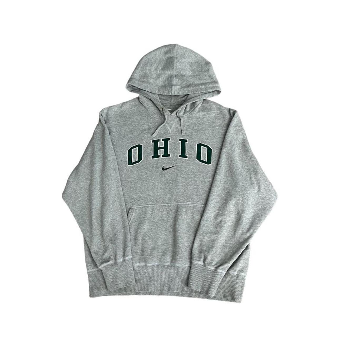 Nike Ohio University center swoosh hoodie... - Depop
