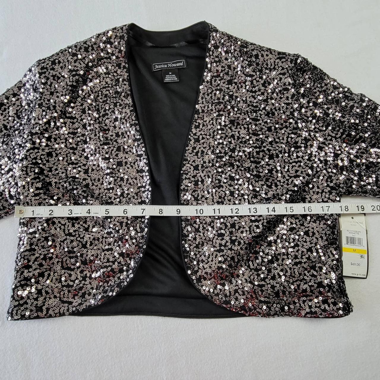 Jessica Howard Missy Jacket Women's Size M Black... - Depop