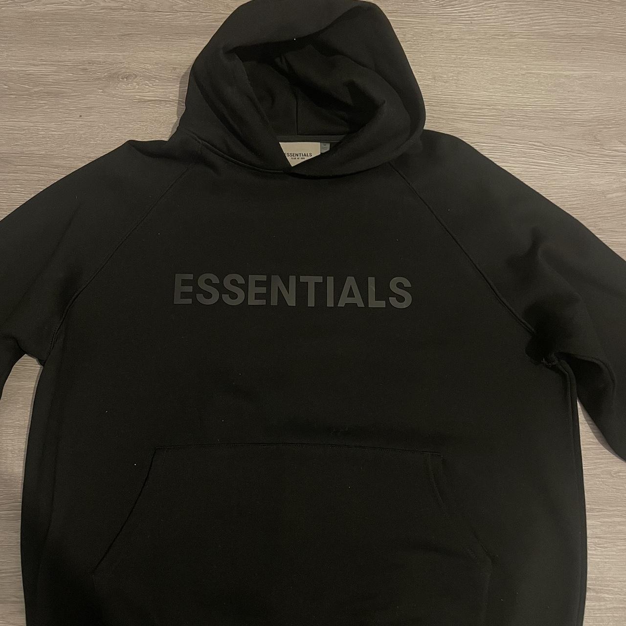 Essentials Hoodie Medium Black #FearofGod #Essentials - Depop