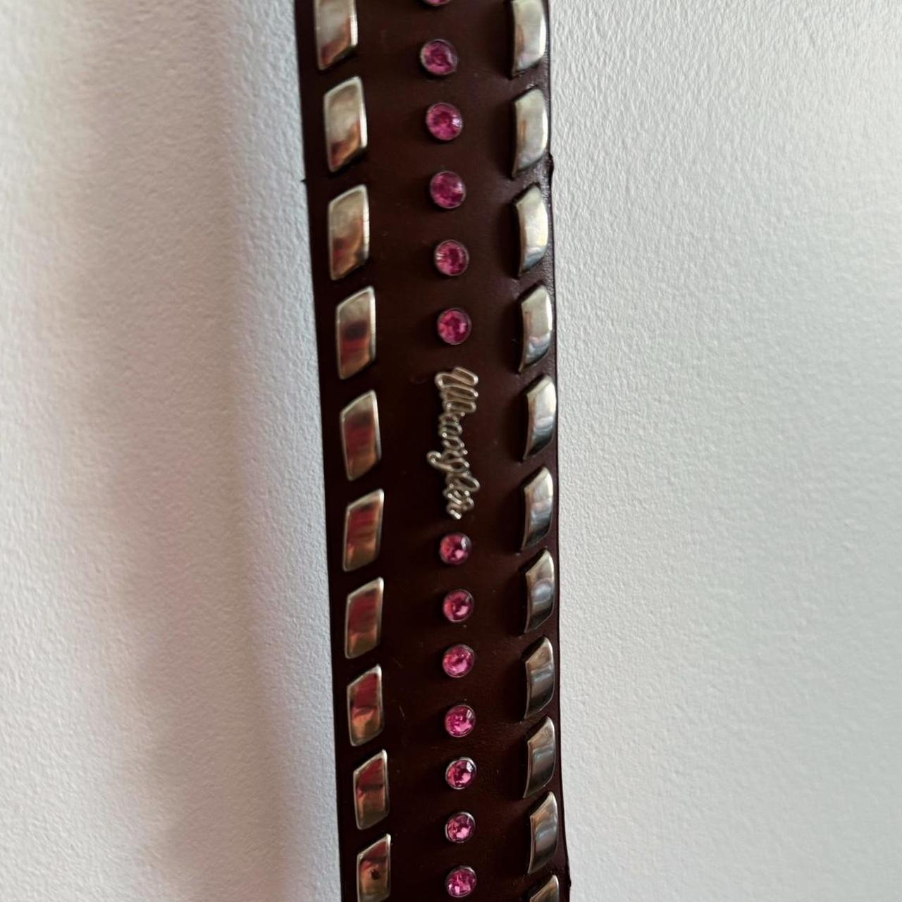 Chunky vintage Wrangler belt - genuine leather 💕 - Depop