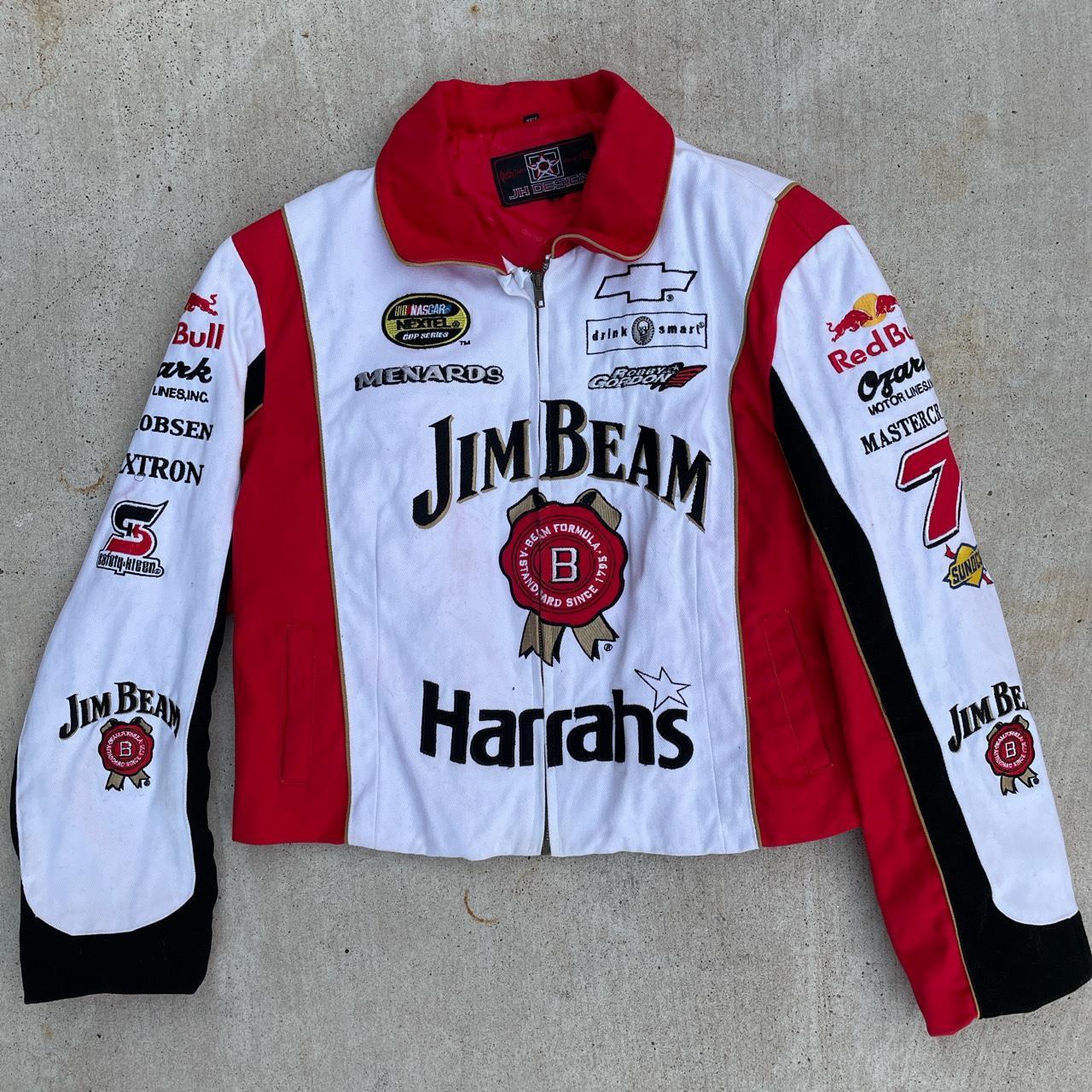 super cool Jim Bean jacket in perfect condition! by... - Depop