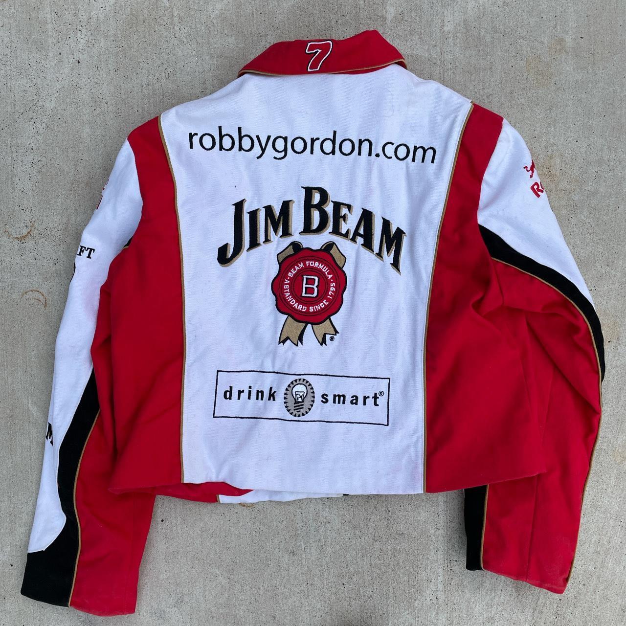 super cool Jim Bean jacket in perfect condition! by... - Depop