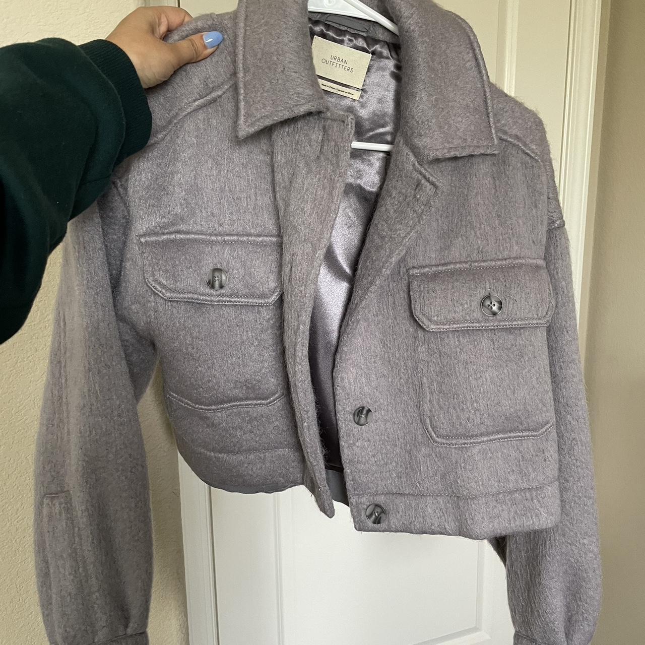 urban outfitters cropped shacket - perfect... - Depop