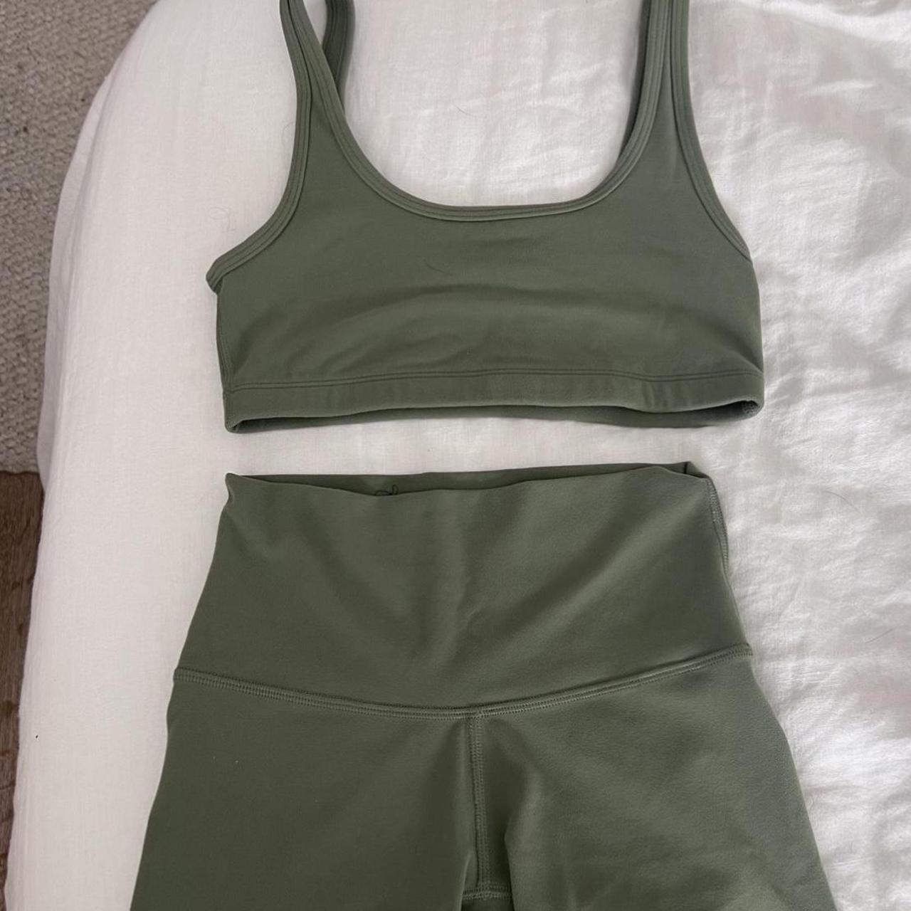 Aritzia tna butter set bra and bike short Perfect... - Depop Aritzia tna butter set bra and bike short Perfect... - Depop
