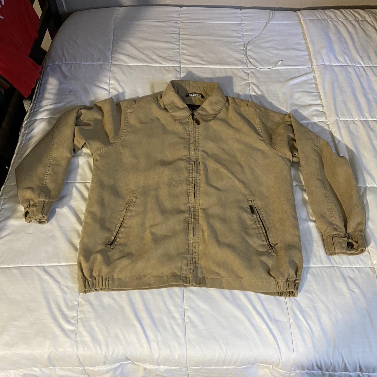 light brown kenpo jacket size small fits big - Depop