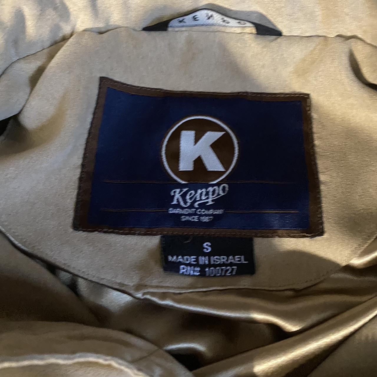 light brown kenpo jacket size small fits big - Depop