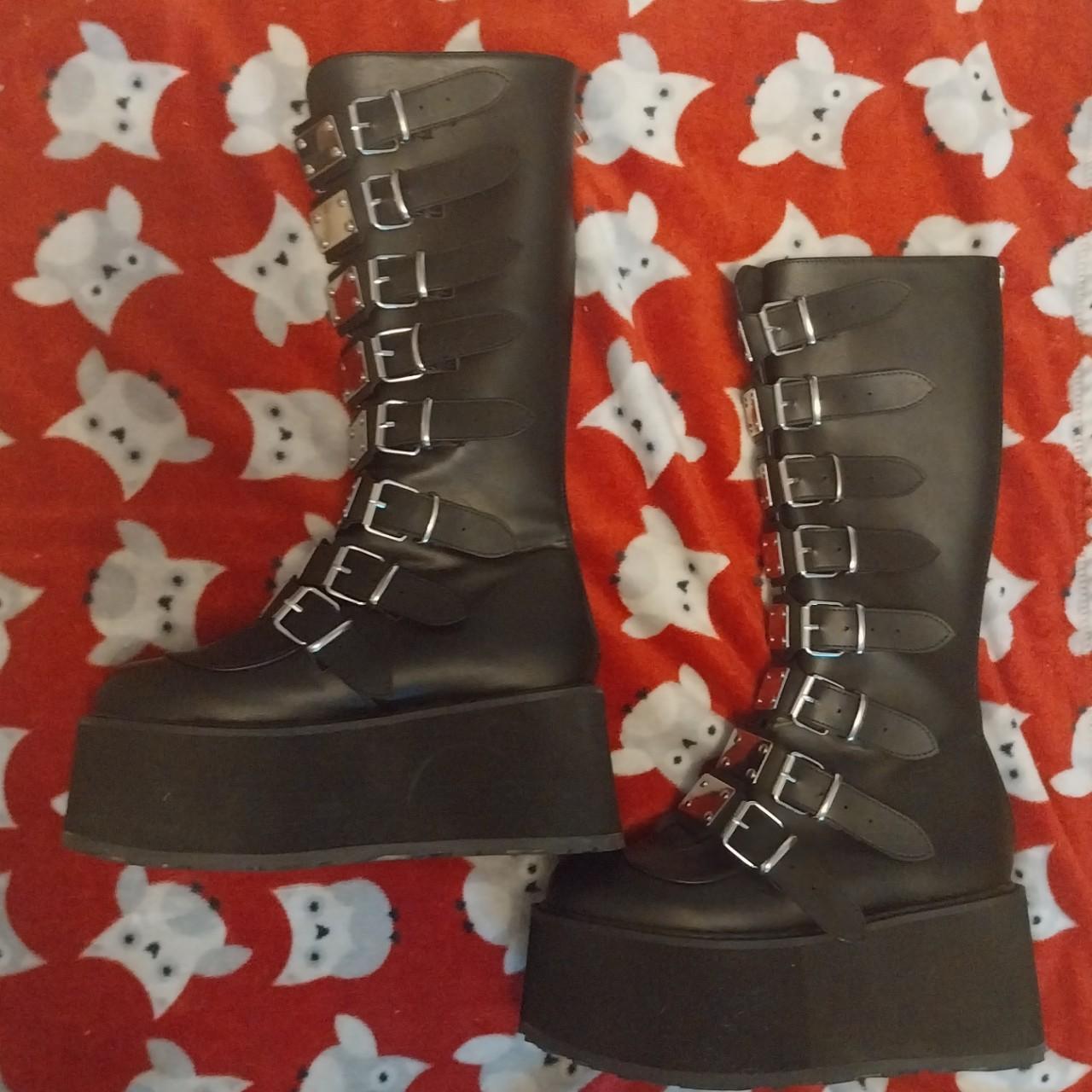 Demonia size UK 8 , US 10. Worn once as I got the... | Depop