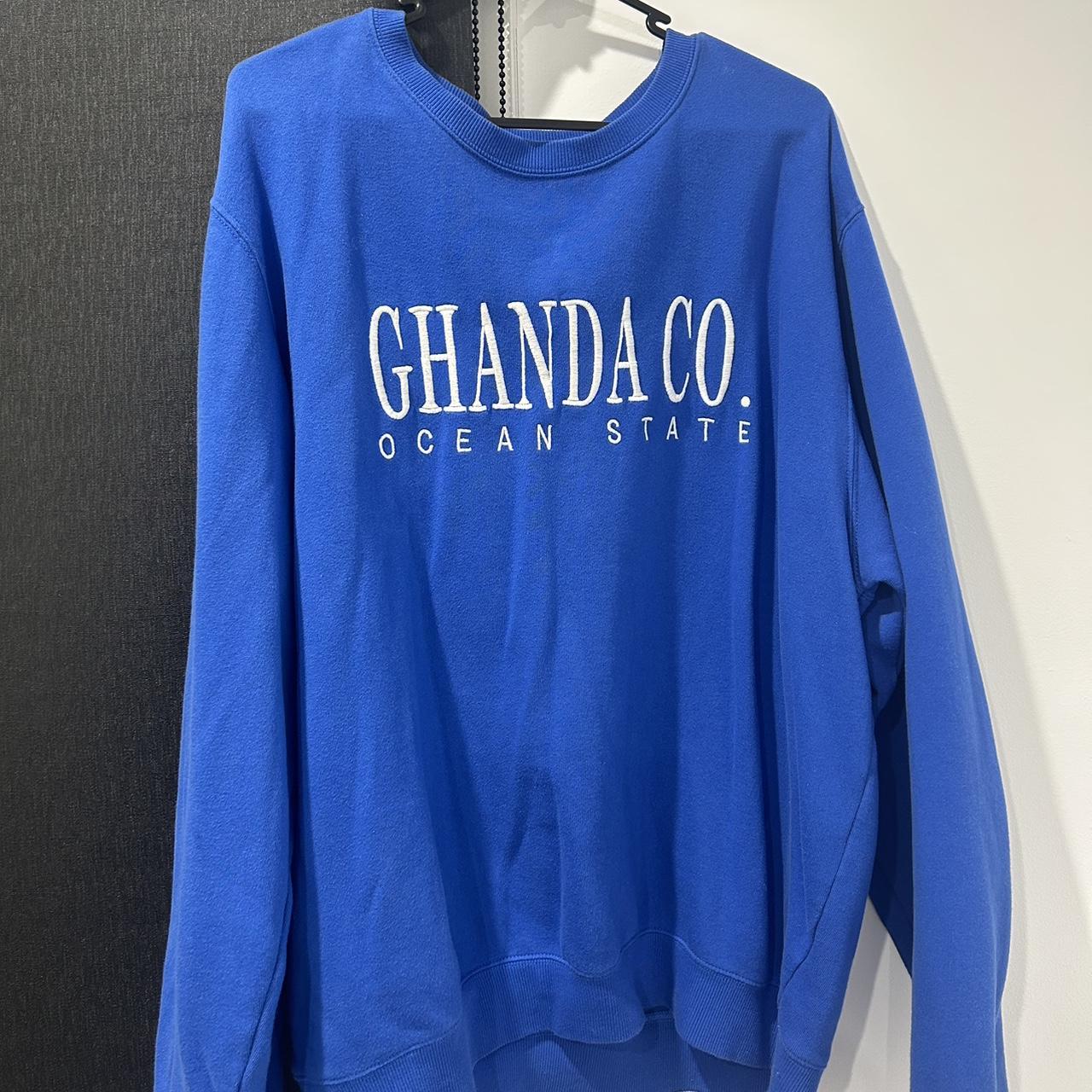 Ghanda crew neck #Ghanda #jumper #blue #crewneck - Depop