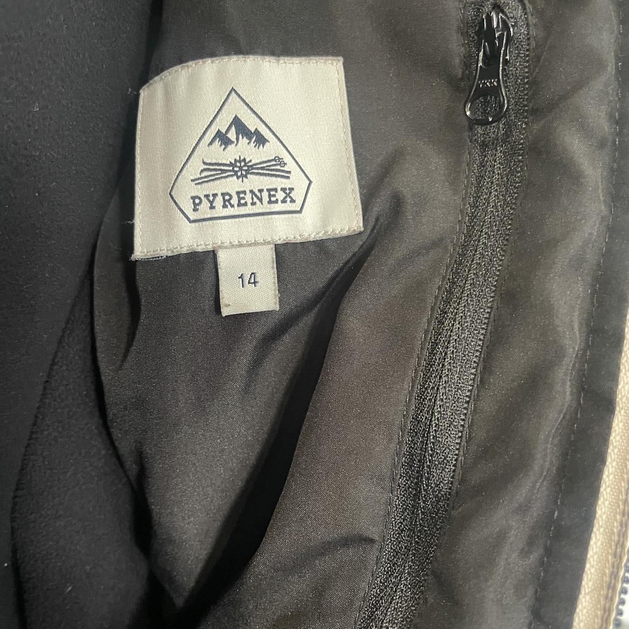 Genuine Pyrenex black jacket with hood zip up front... - Depop