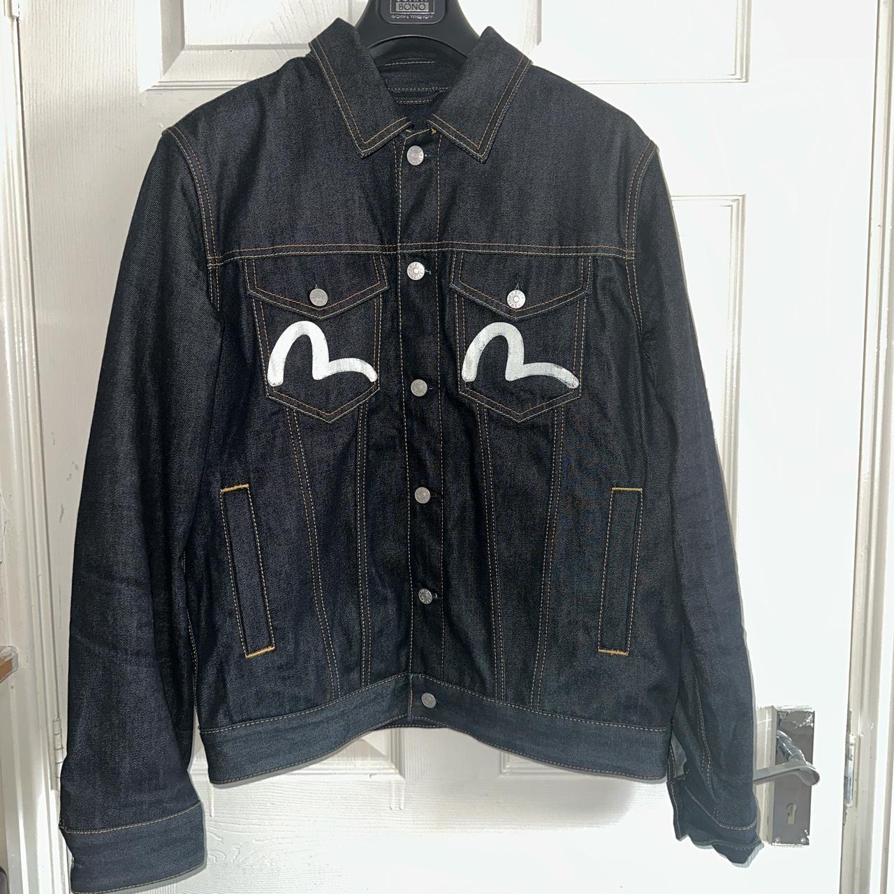 Evisu Denim jacket 100% authentic Brand new... - Depop