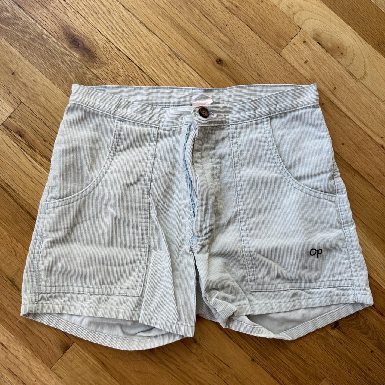 white ocean pacific shorts op - Depop