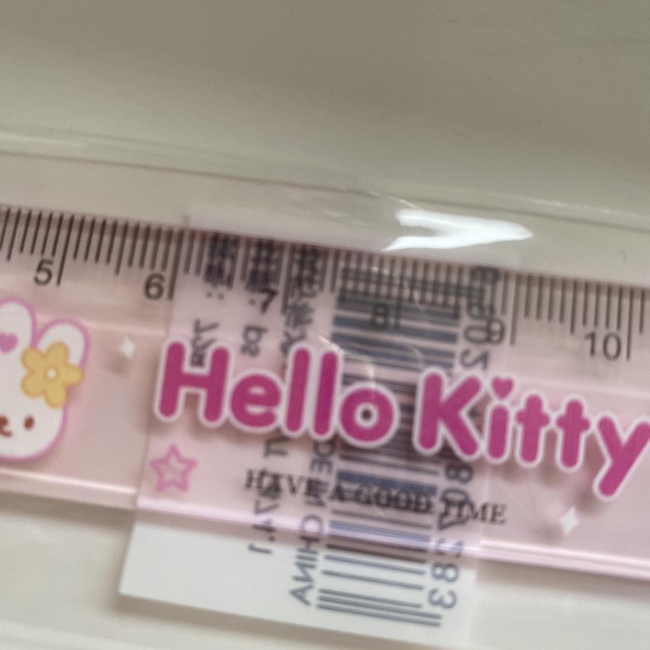 Hello kitty cute pink ruler 15cm Brand new - Depop