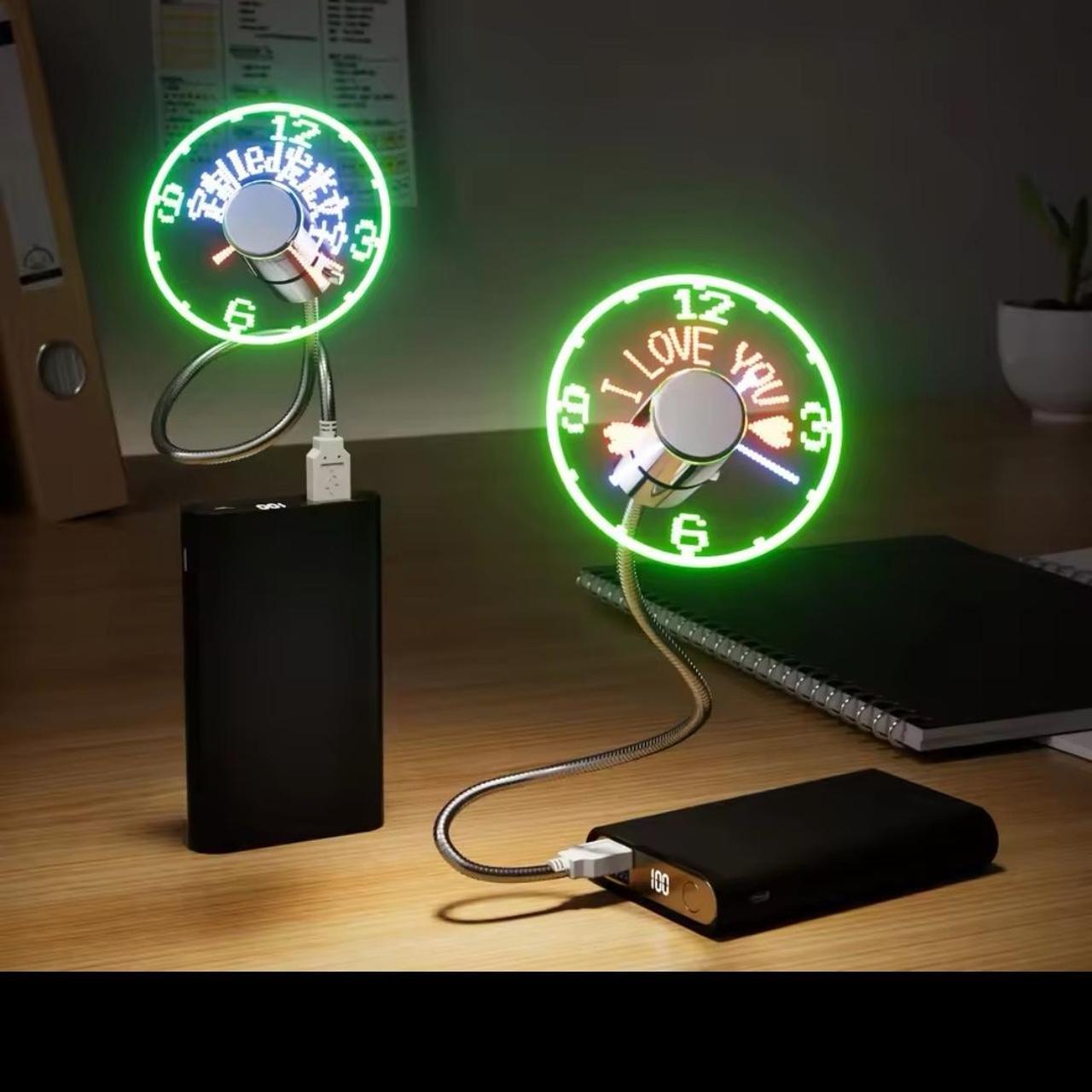 USB Fan Clock - Depop