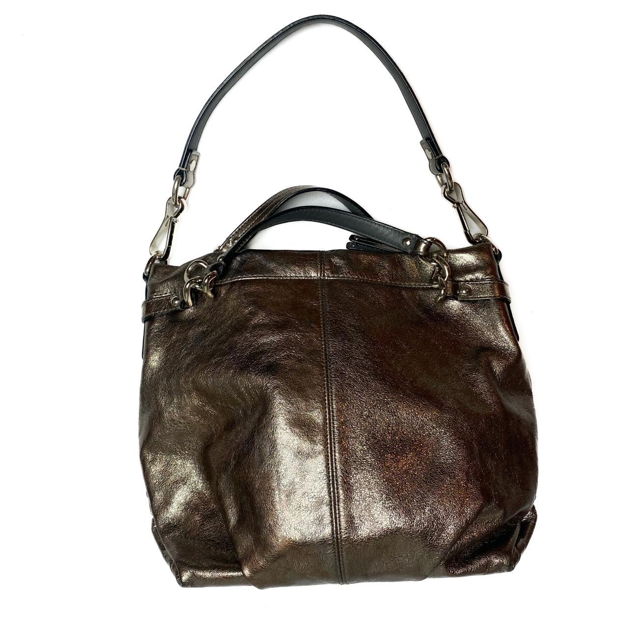 Coach Metallic Bronze Handbag Beautiful metallic... | Depop