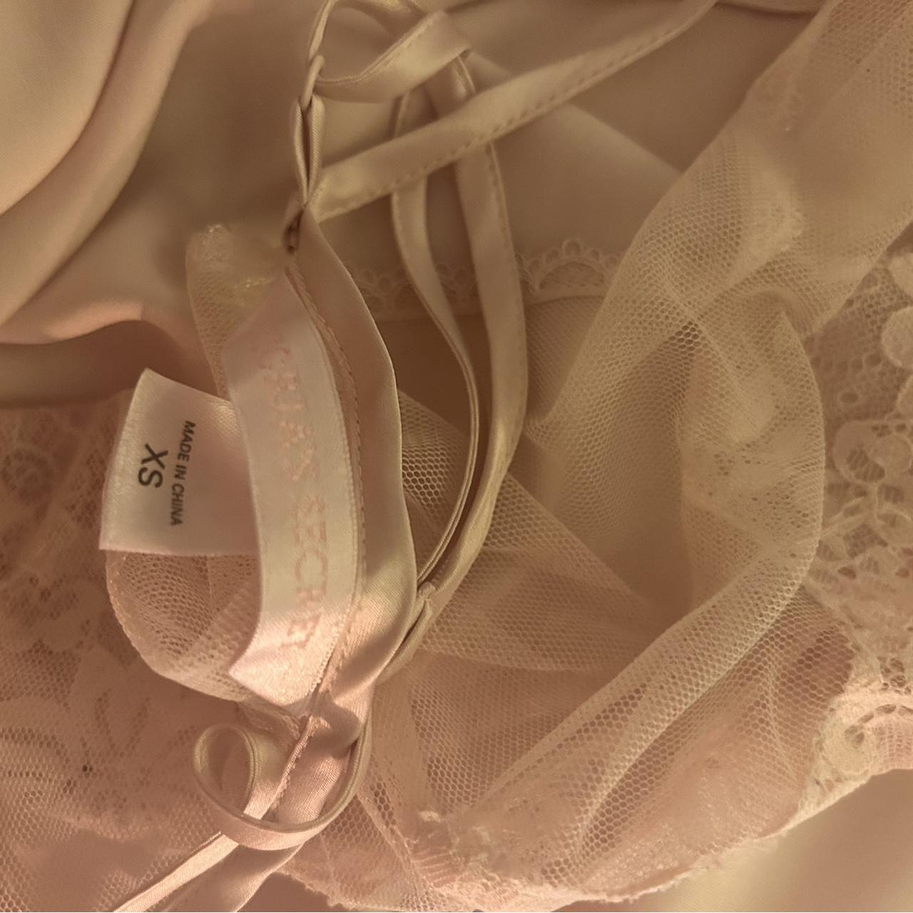 The PRETTIEST slip silk dress from VS slit in the... - Depop